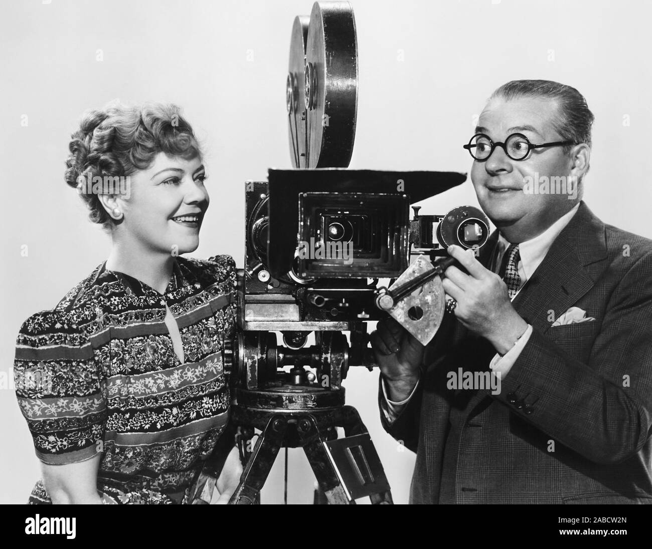 THE JONES FAMILY IN HOLLYWOOD, from left: Spring Byington, Jed Prouty ...