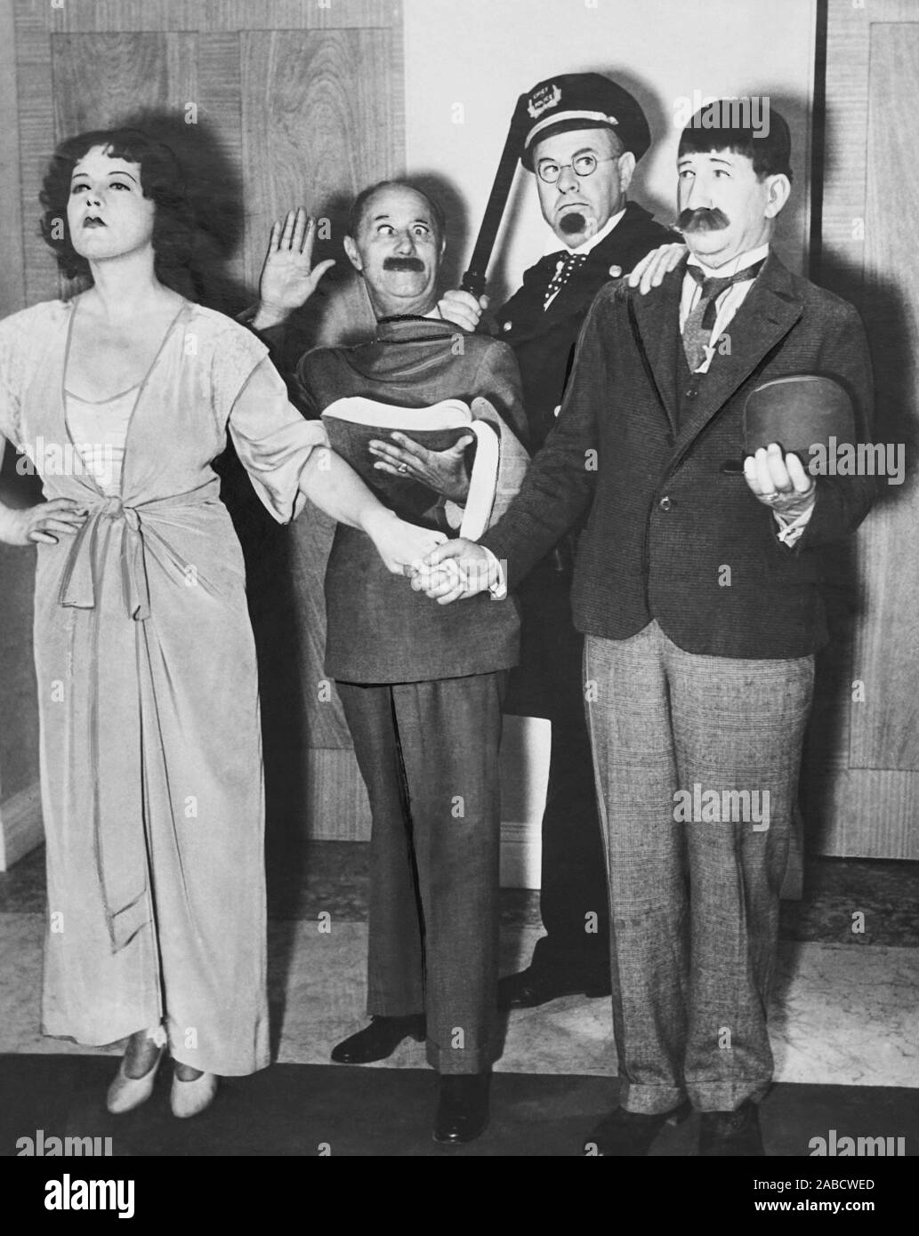 KEYSTONE HOTEL, from left: Marie Prevost, Ben turpin, Ford Sterling ...