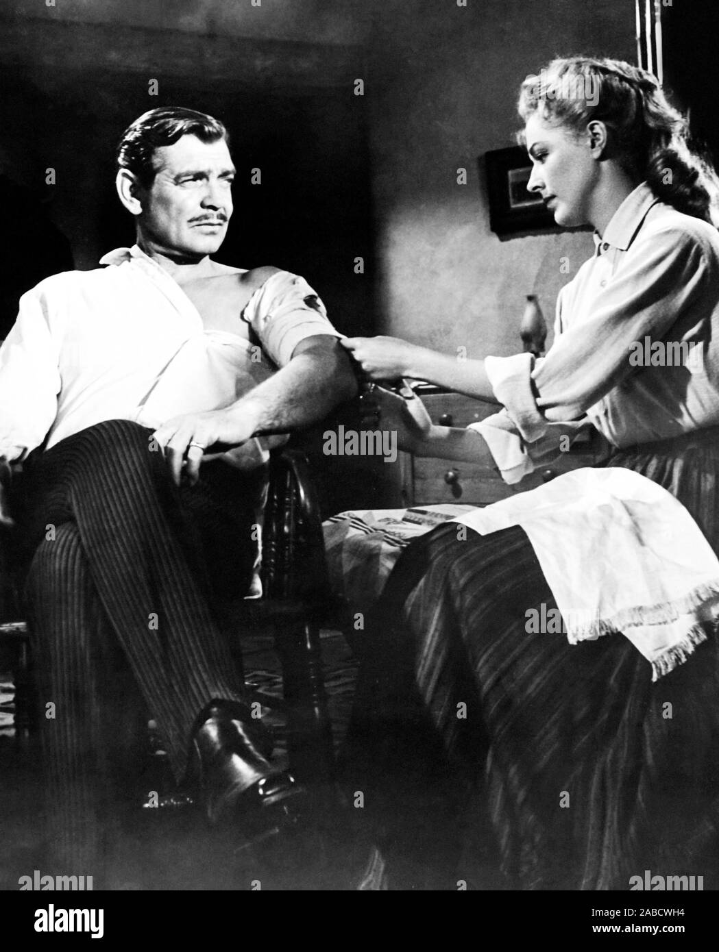 THE KING AND FOUR QUEENS, from left, Clark Gable, Eleanor Parker, 1956 ...