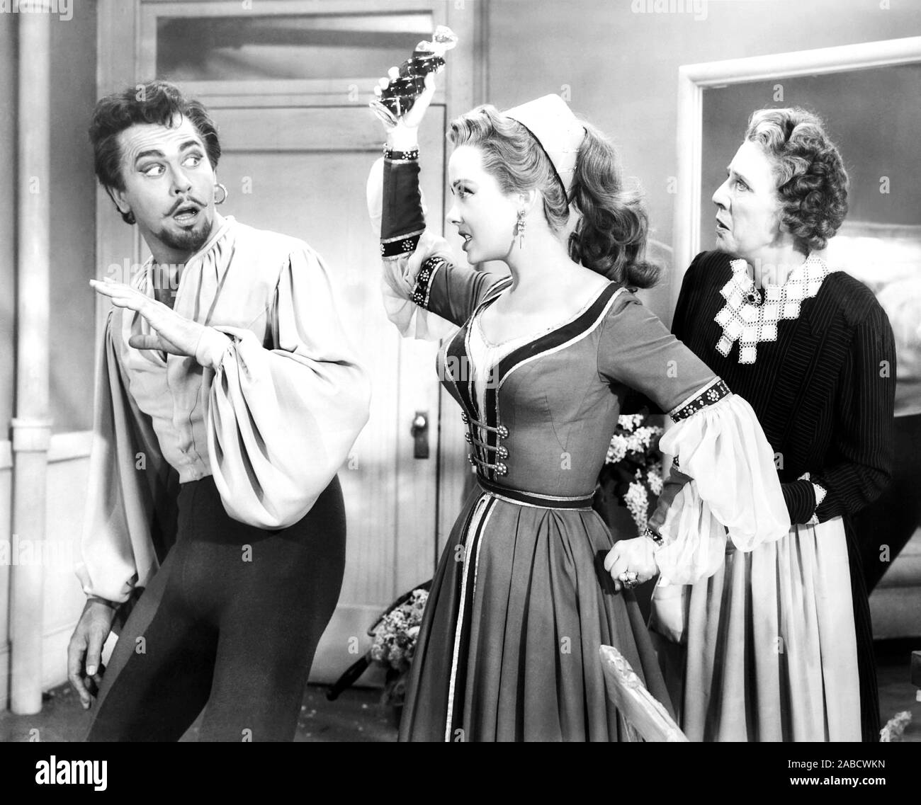 KISS ME KATE, from left, Howard Keel, Kathryn Grayson, Ann Codee, 1953 ...