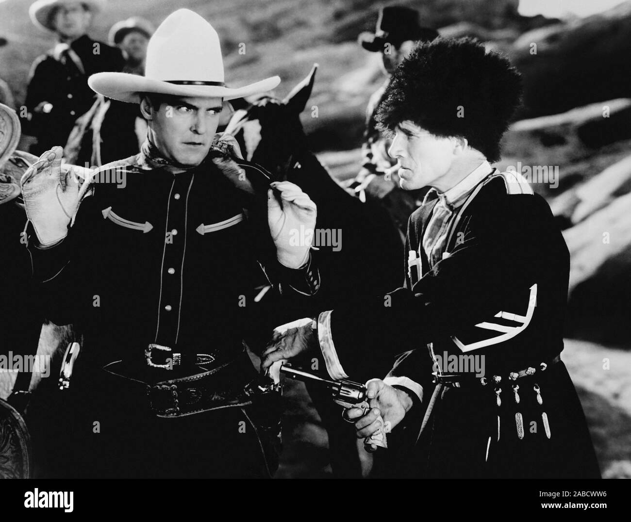 KING OF THE ARENA, from left: Ken Maynard, Bob Kortman, 1933 Stock ...