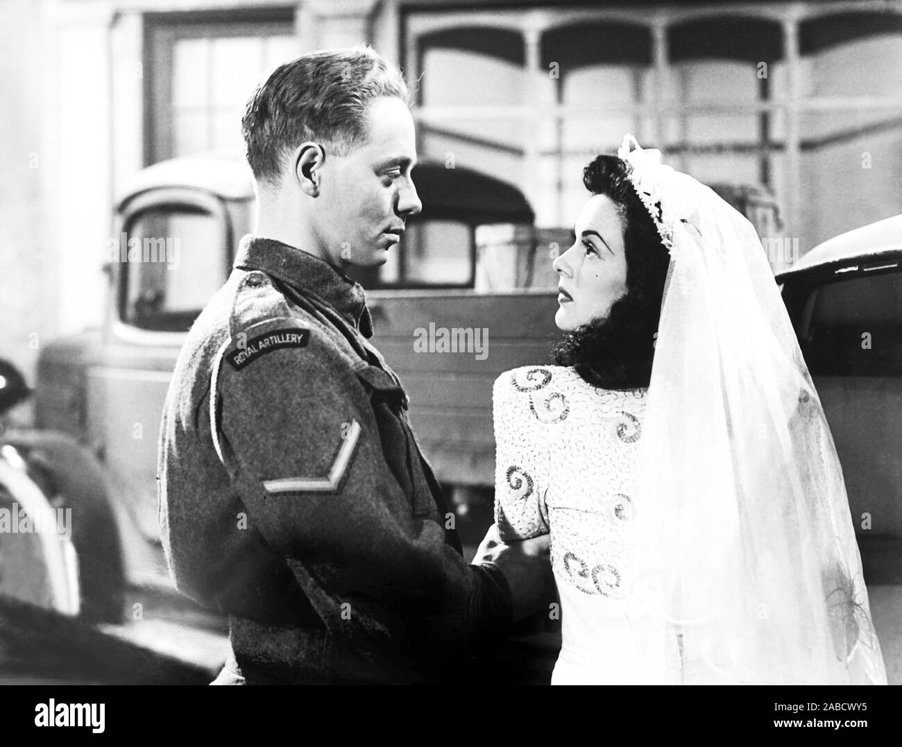 KISS THE BRIDE GOODBYE, from left, Jimmy Hanley, Patricia Medina, 1945 ...