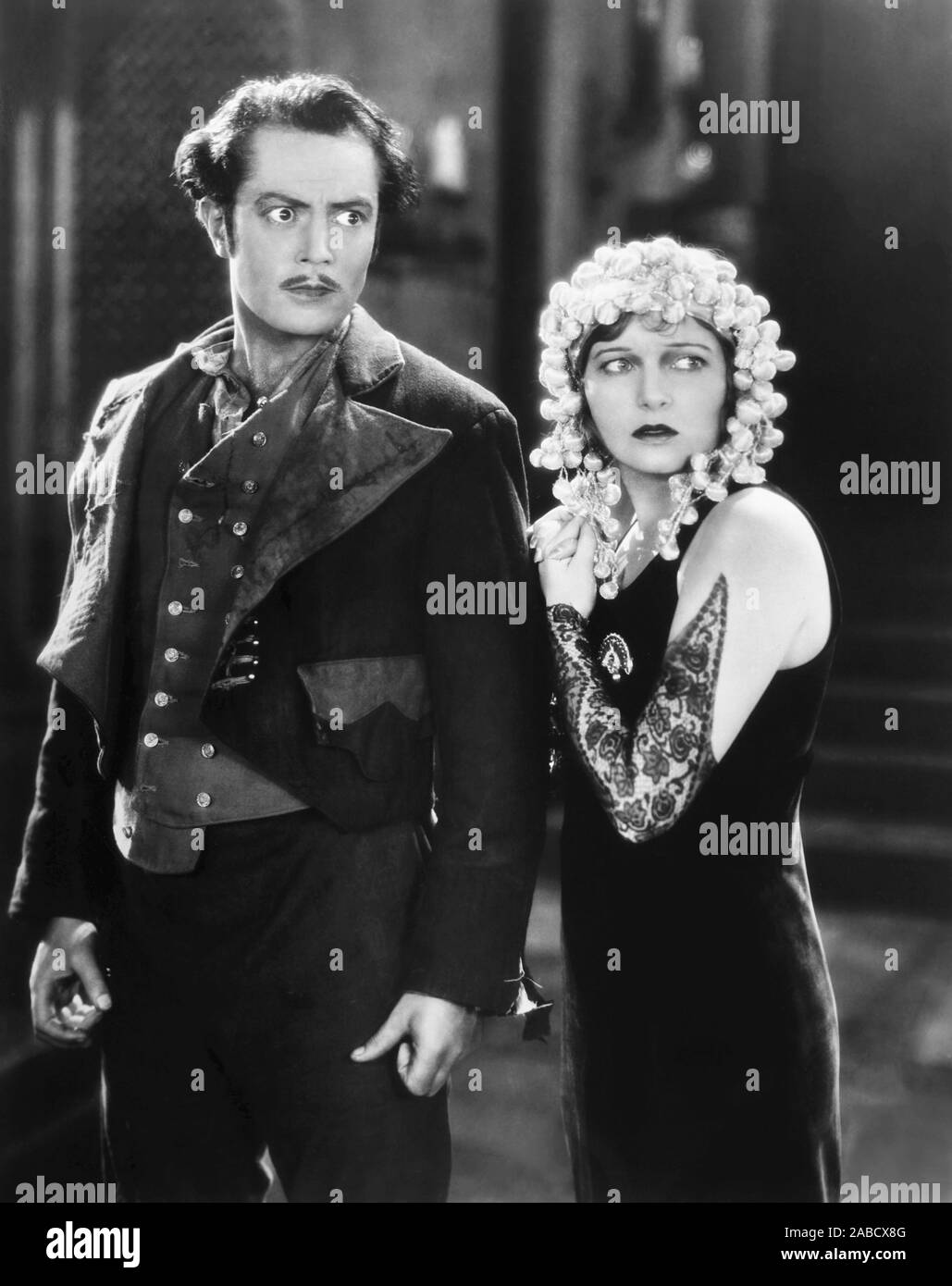 THE LADY IN ERMINE, from left: Einar Hanson, Corinne Griffith, 1927 ...