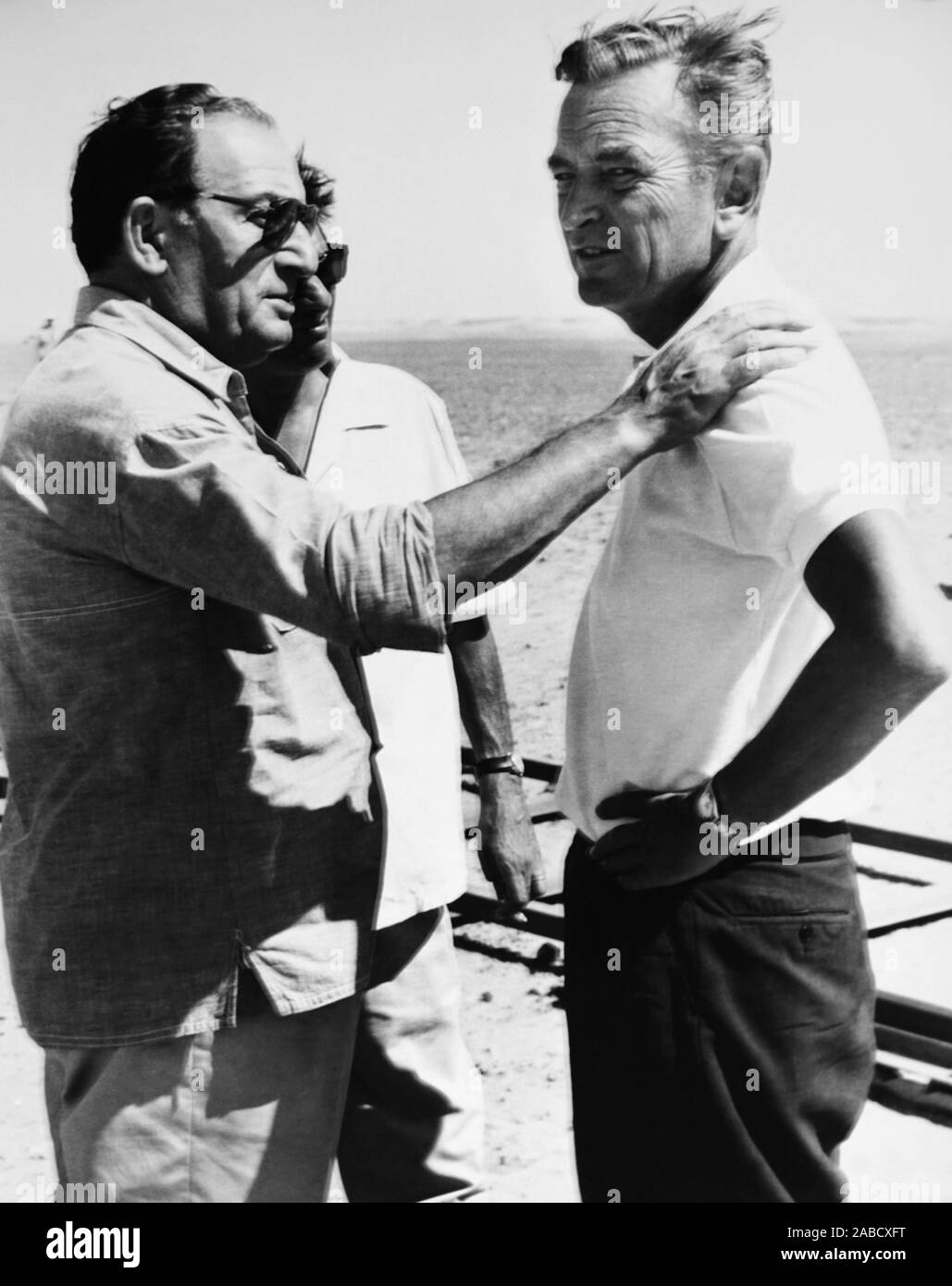 LAWRENCE OF ARABIA, from left: producer Sam Soiegel, director David ...