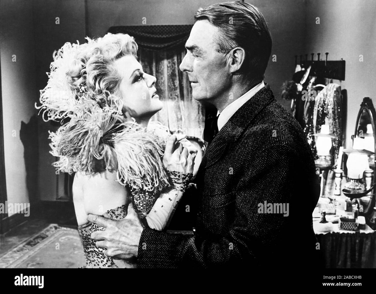 A LAWLESS STREET, from left, Angela Lansbury, Randolph Scott, 1955 ...