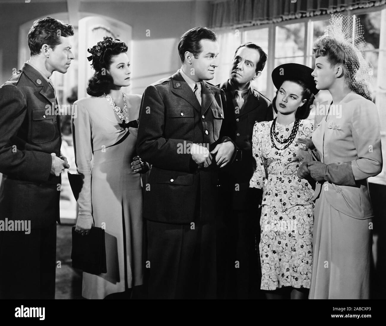 LET'S FACE IT, from left: Dave Willock, Marjorie Weaver, Bob Hope ...