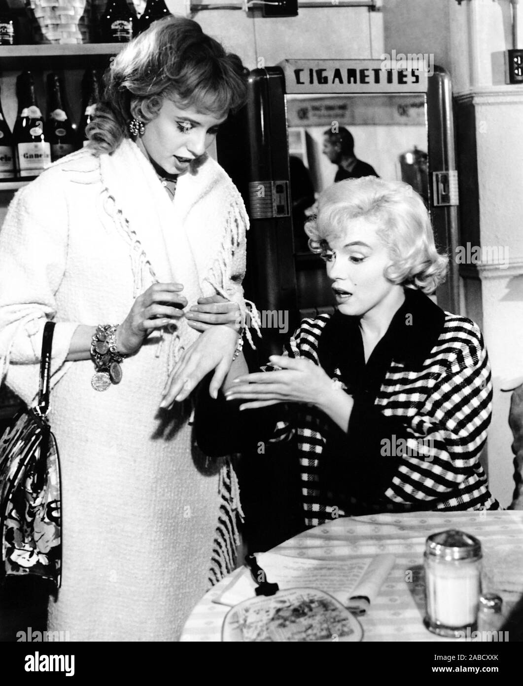 LET'S MAKE LOVE, from left, Mara Lynn, Marilyn Monroe, 1960, ©20th ...