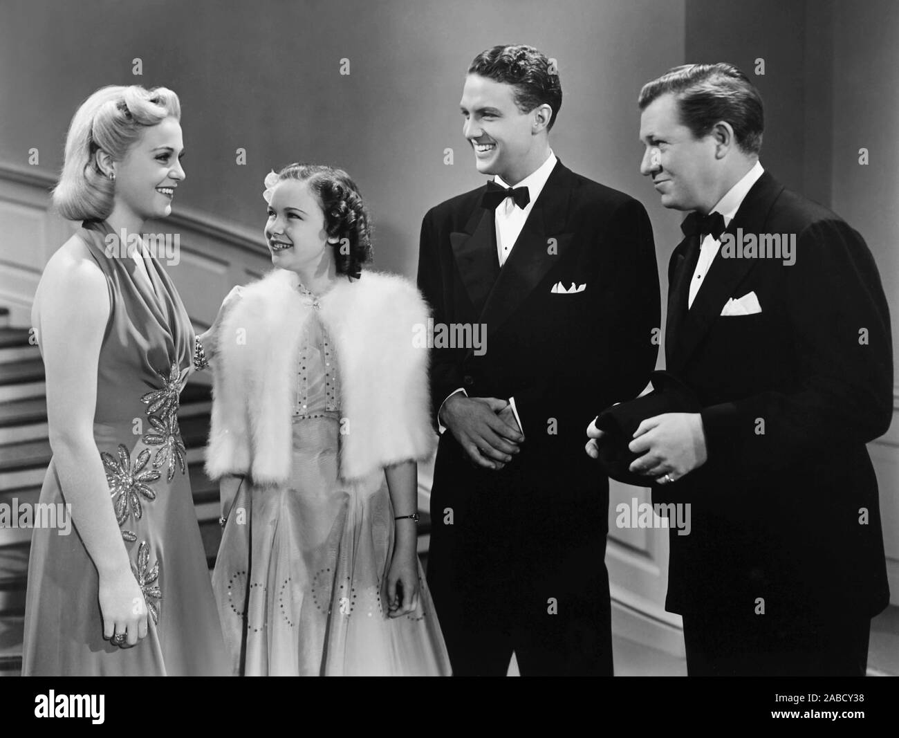 A LITTLE BIT OF HEAVEN, from left: Nan Grey, Gloria Jean, Robert Stack ...