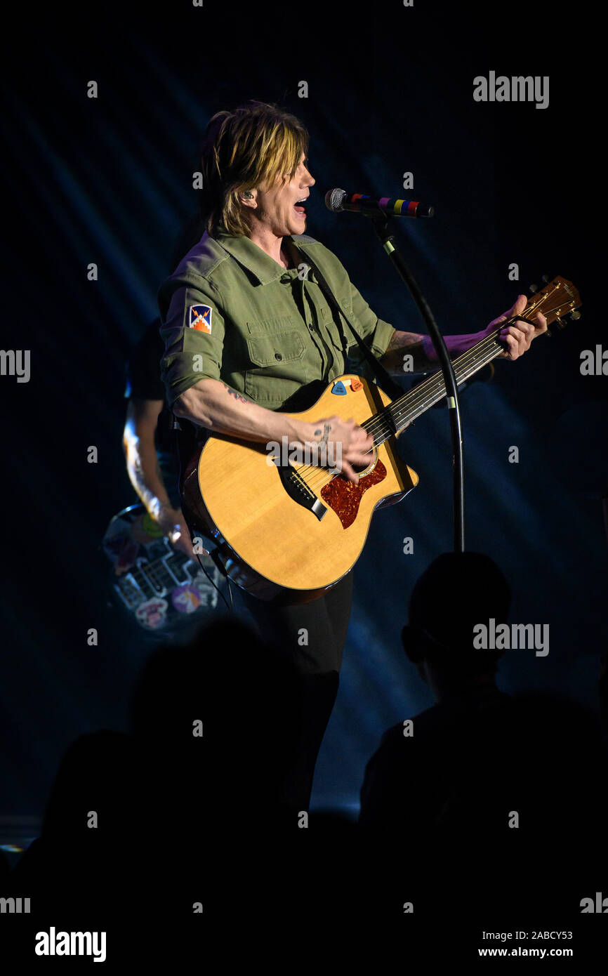 TORONTO, CANADA, NOVEMBER 25, 2019:Johnny Rzeznik of American rock band ...