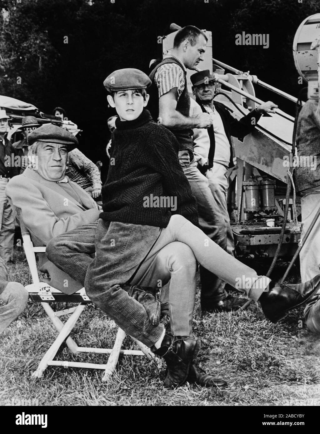 THE LIST OF ADRIAN MESSINGER, from left: director John Huston, Tony ...