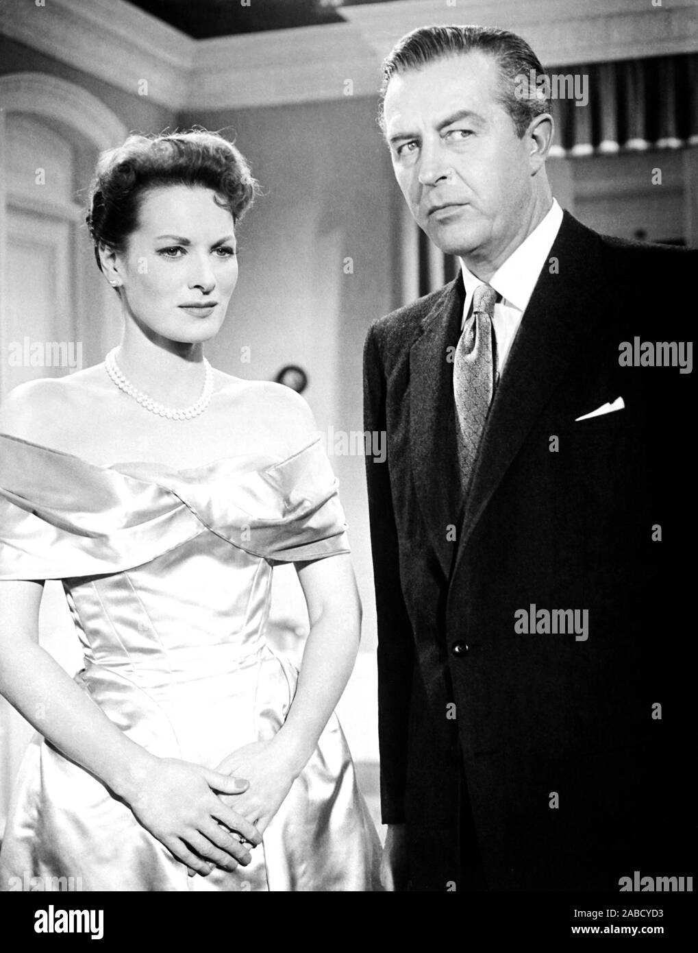 LISBON, from left, Maureen O'Hara, Ray Milland, 1956 Stock Photo - Alamy