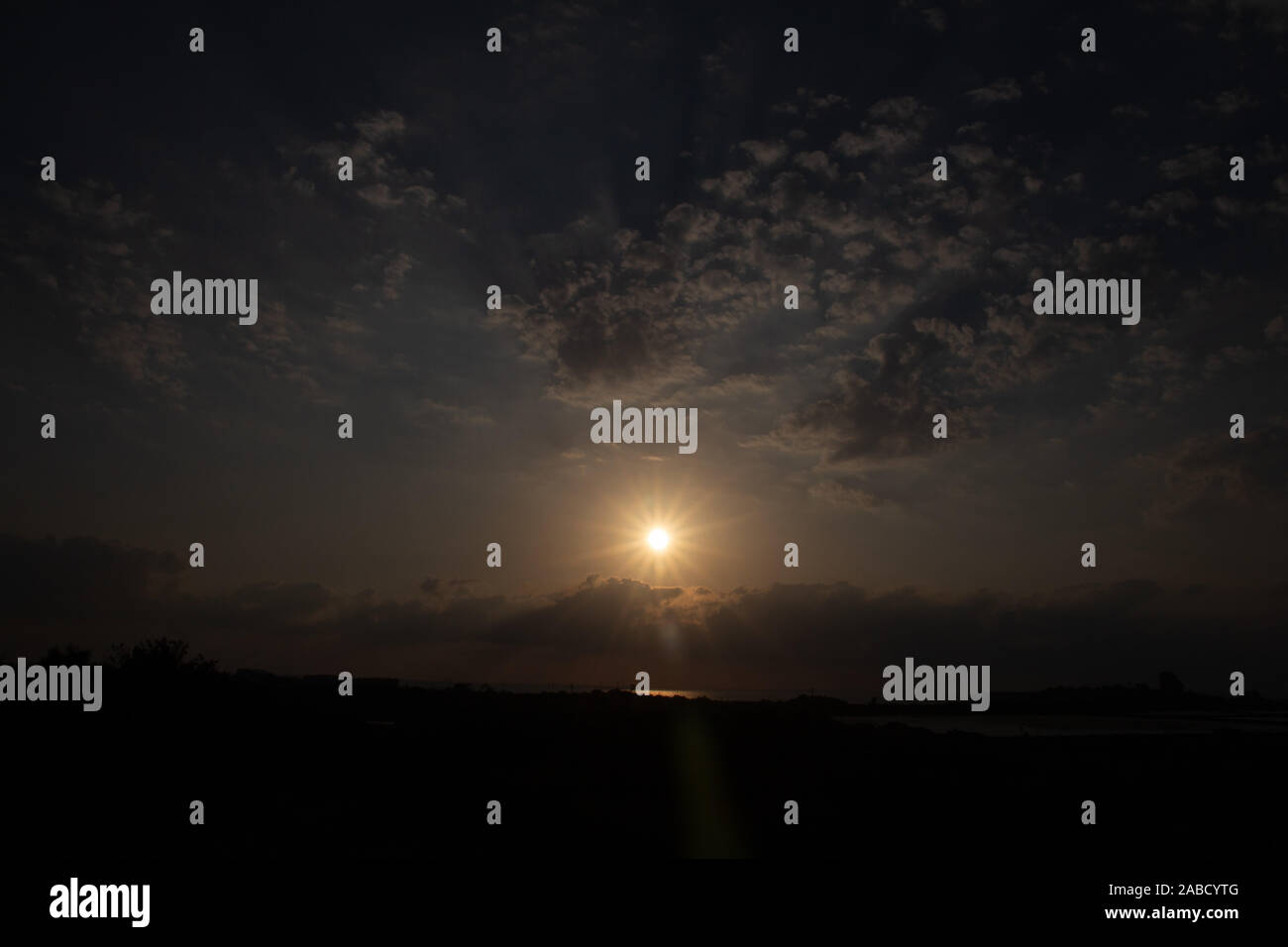 the sunset in different perspective and beauty of it in the colors of ...