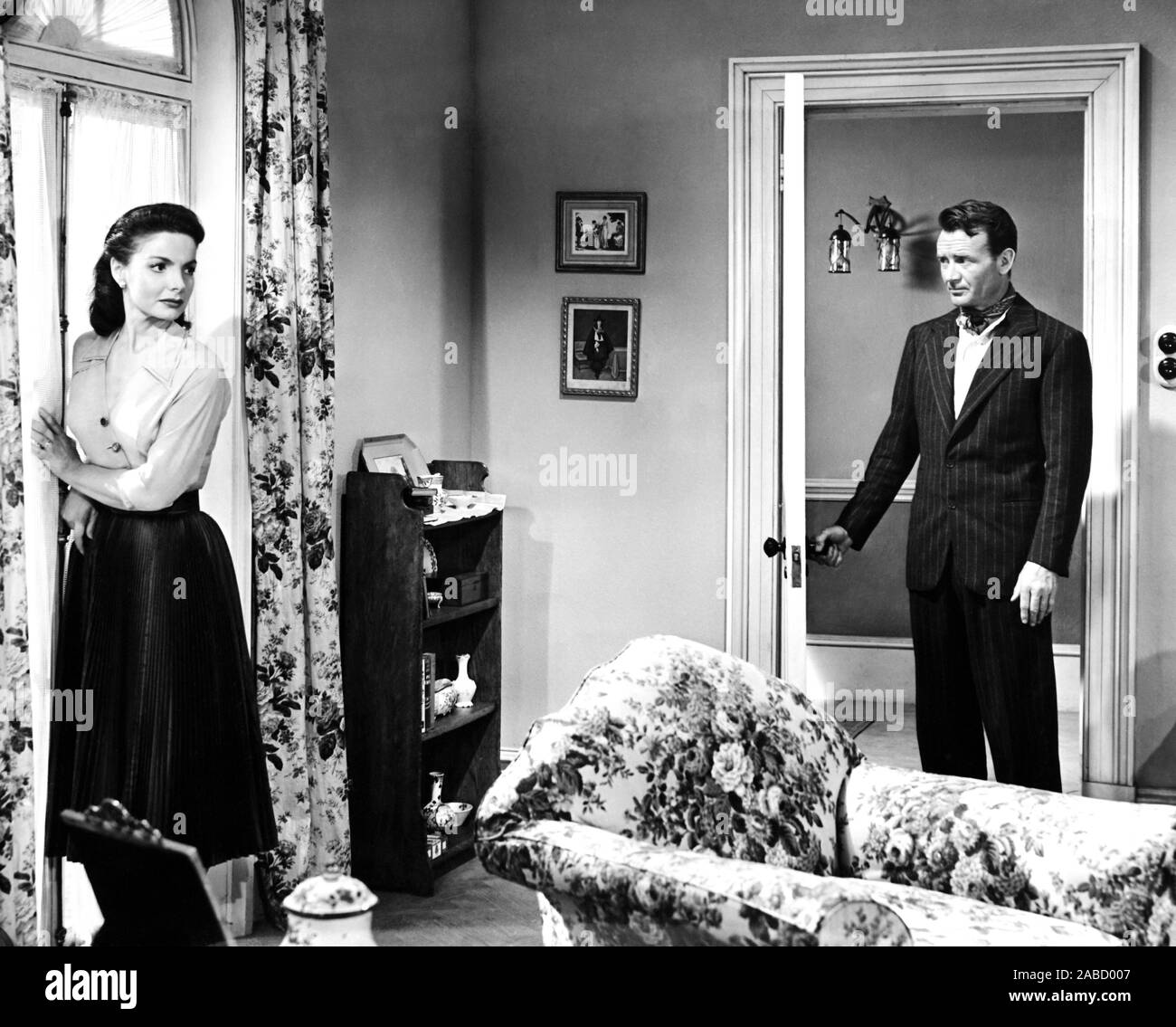 THE LONG MEMORY, from left, Elizabeth Sellars, John Mills, 1953 Stock ...