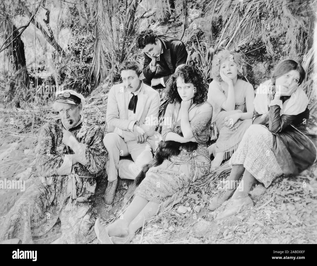 MALE AND FEMALE, from left: Theodore Roberts, Raymond Hatton, Edmund ...
