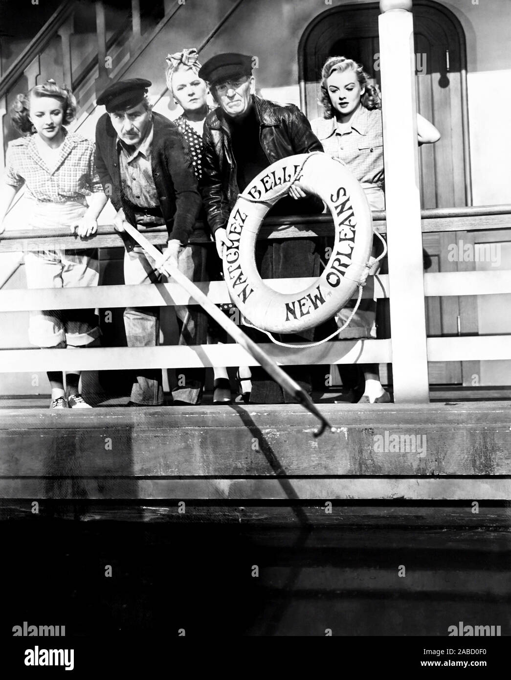 MAN ALIVE, from left, Donna Lee, Adolphe Menjou, Vivian Oakland, George ...