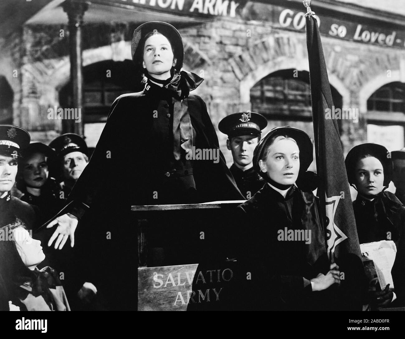 MAJOR BARBARA, from left: Wendy Hiller, Deborah Kerr, 1941 Stock Photo ...