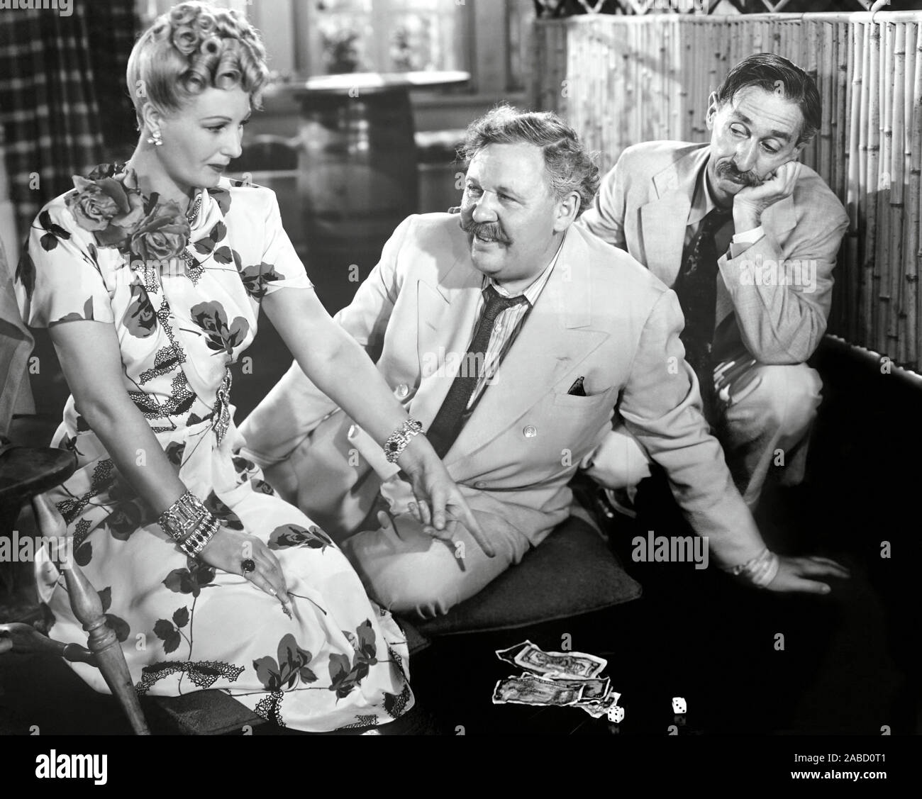 THE MAN FROM DOWN UNDER, from left, Binnie Barnes, Charles Laughton ...