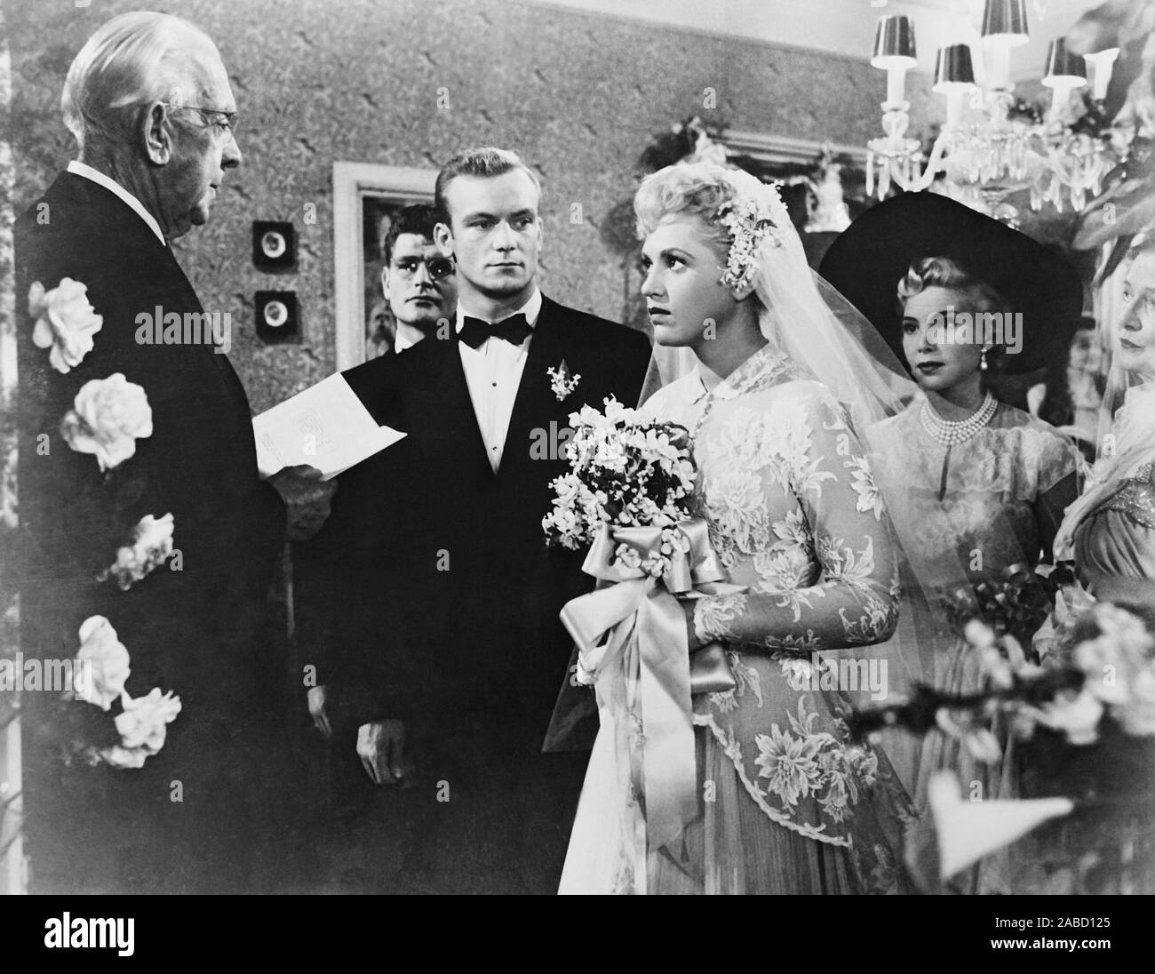 THE MARRYING KIND, from left: John Elliot, Aldo Ray, Judy Holliday ...