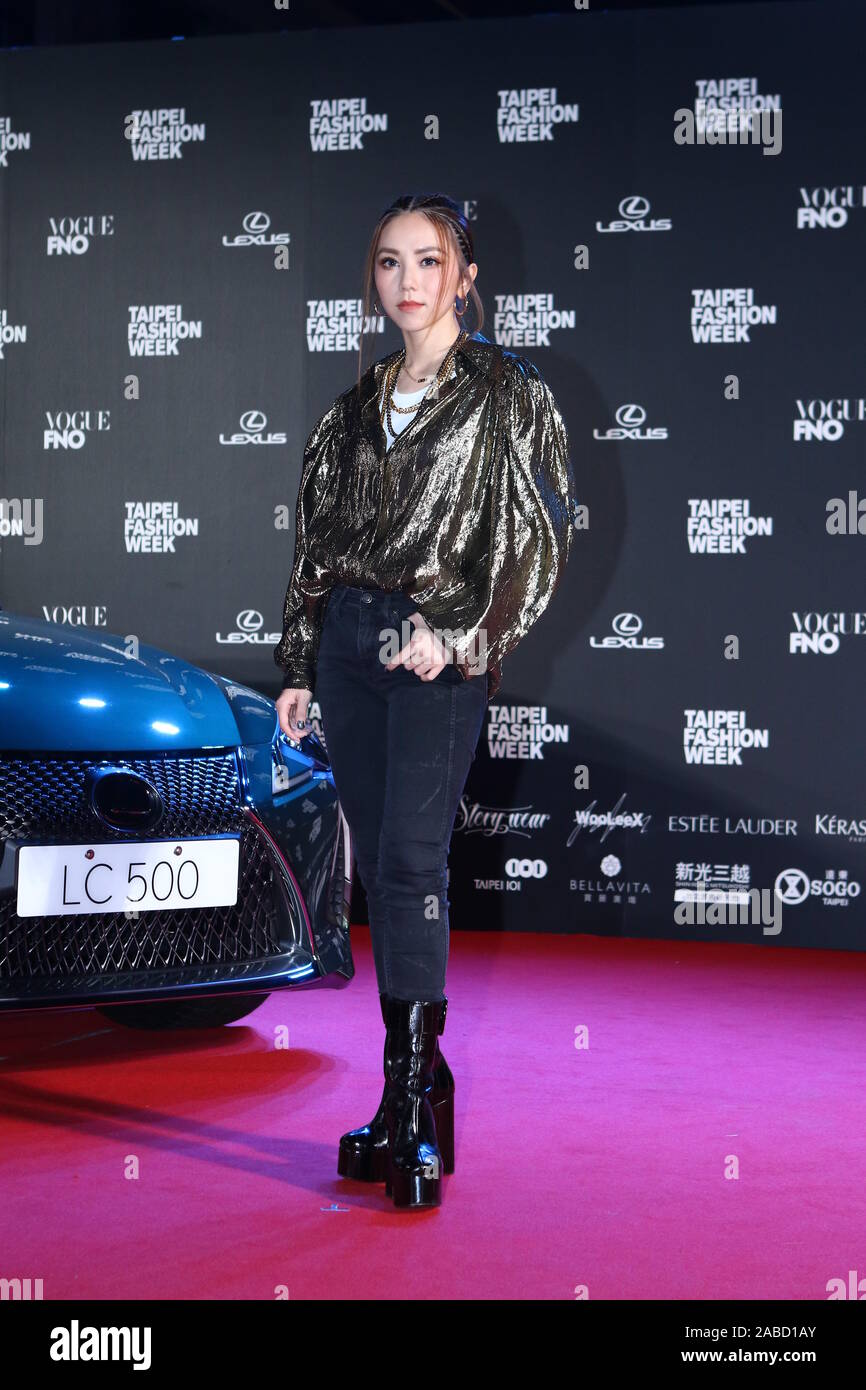 Chinese singer-songwriter and actress Gloria Tang Sze-wing or G.E.M ...