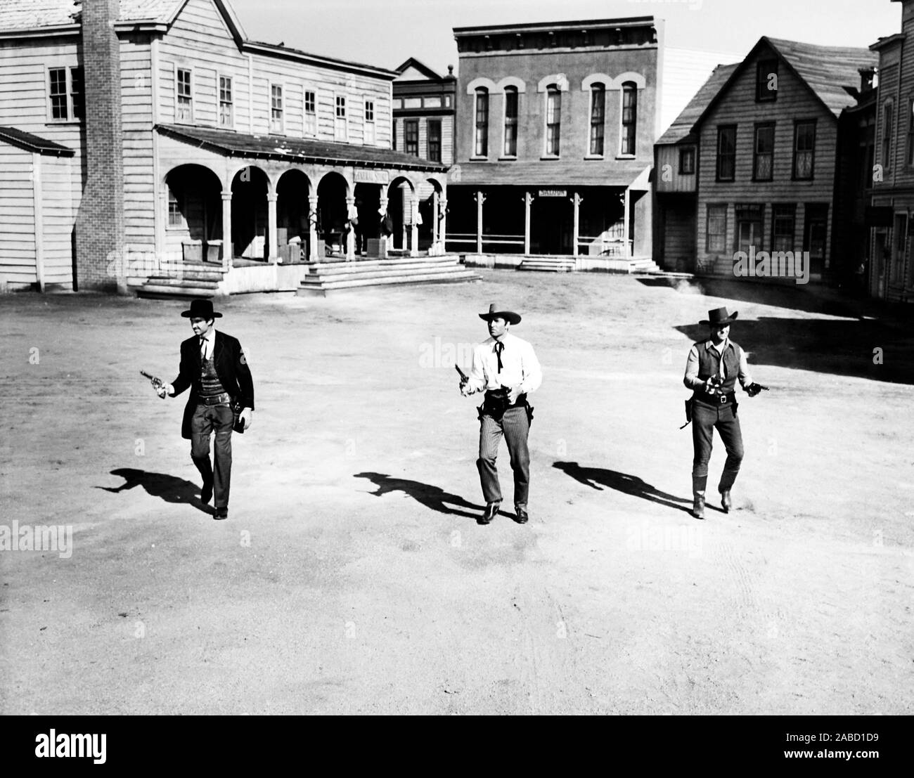 MASTERSON OF KANSAS, from left, James Griffith, George Montgomery ...
