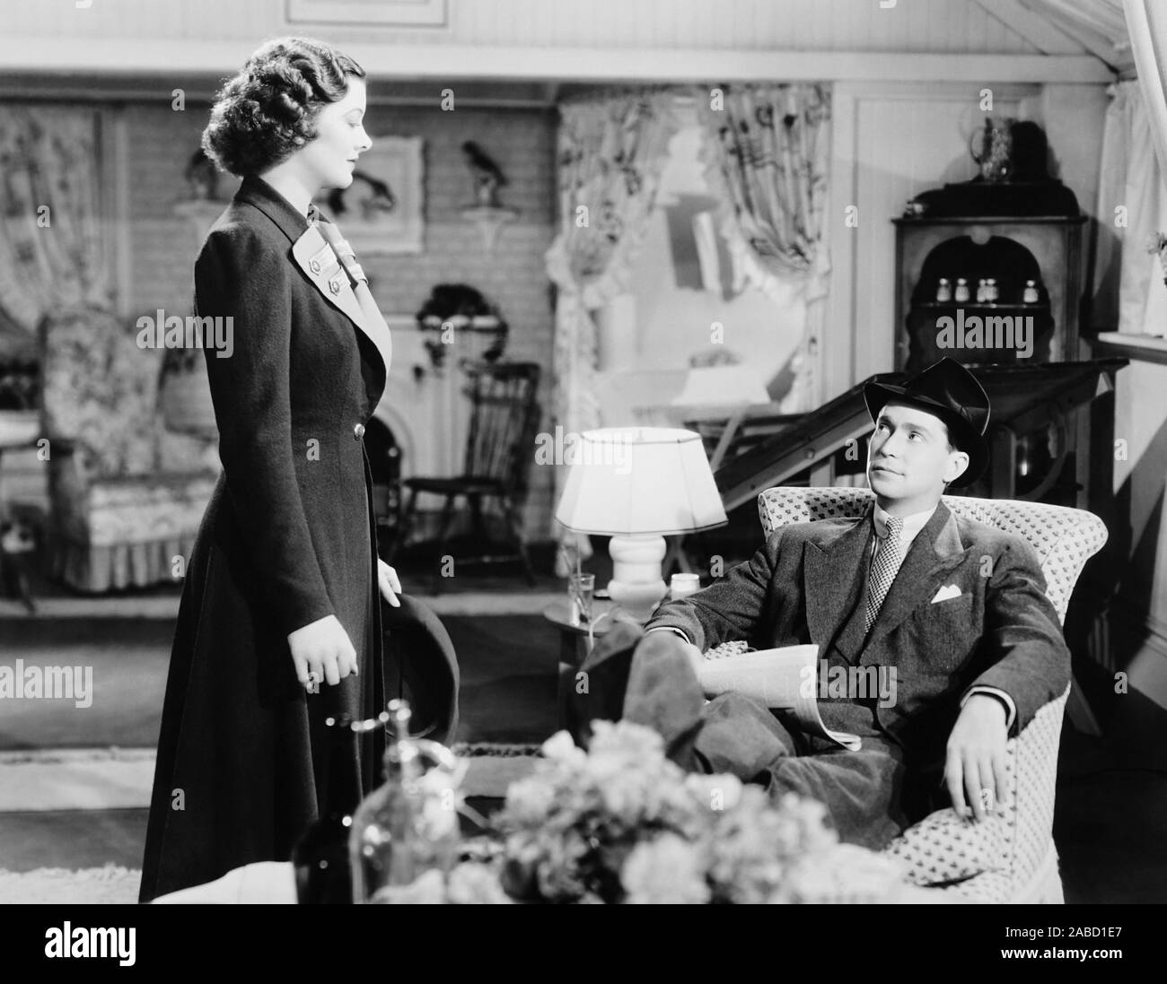 MAN-PROOF, from left: Myrna Loy, Franchot Tone, 1938 Stock Photo - Alamy