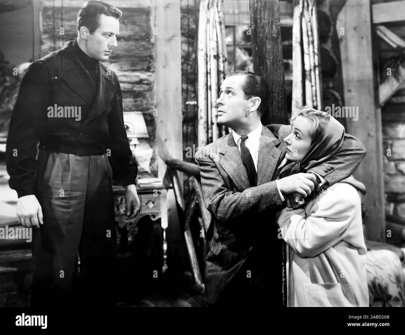 MR. AND MRS. SMITH, from left, Gene Raymond, Robert Montgomery, Carole Lombard, 1941 Stock Photo ...