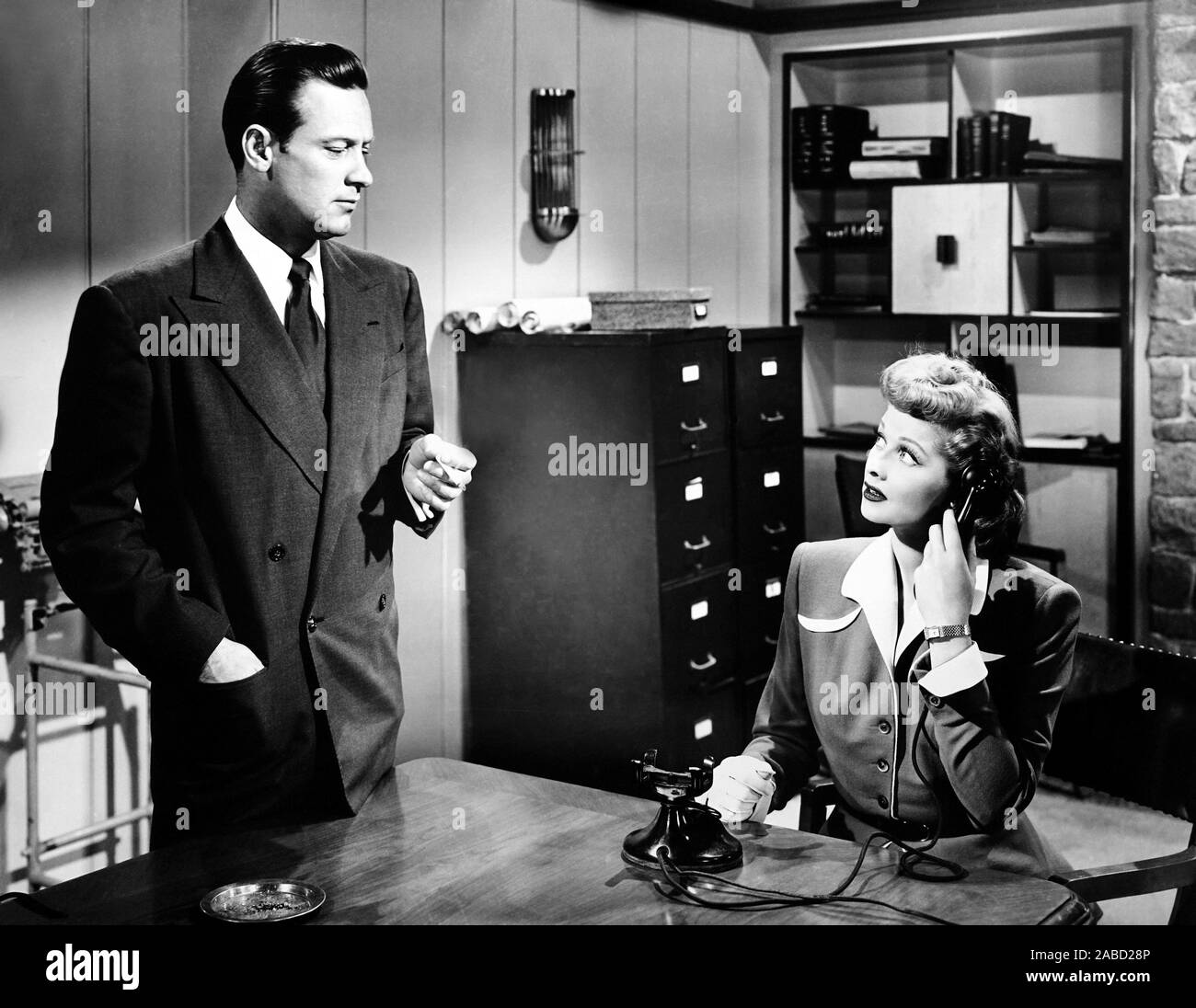MISS GRANT TAKES RICHMOND, from left, William Holden, Lucille Ball ...