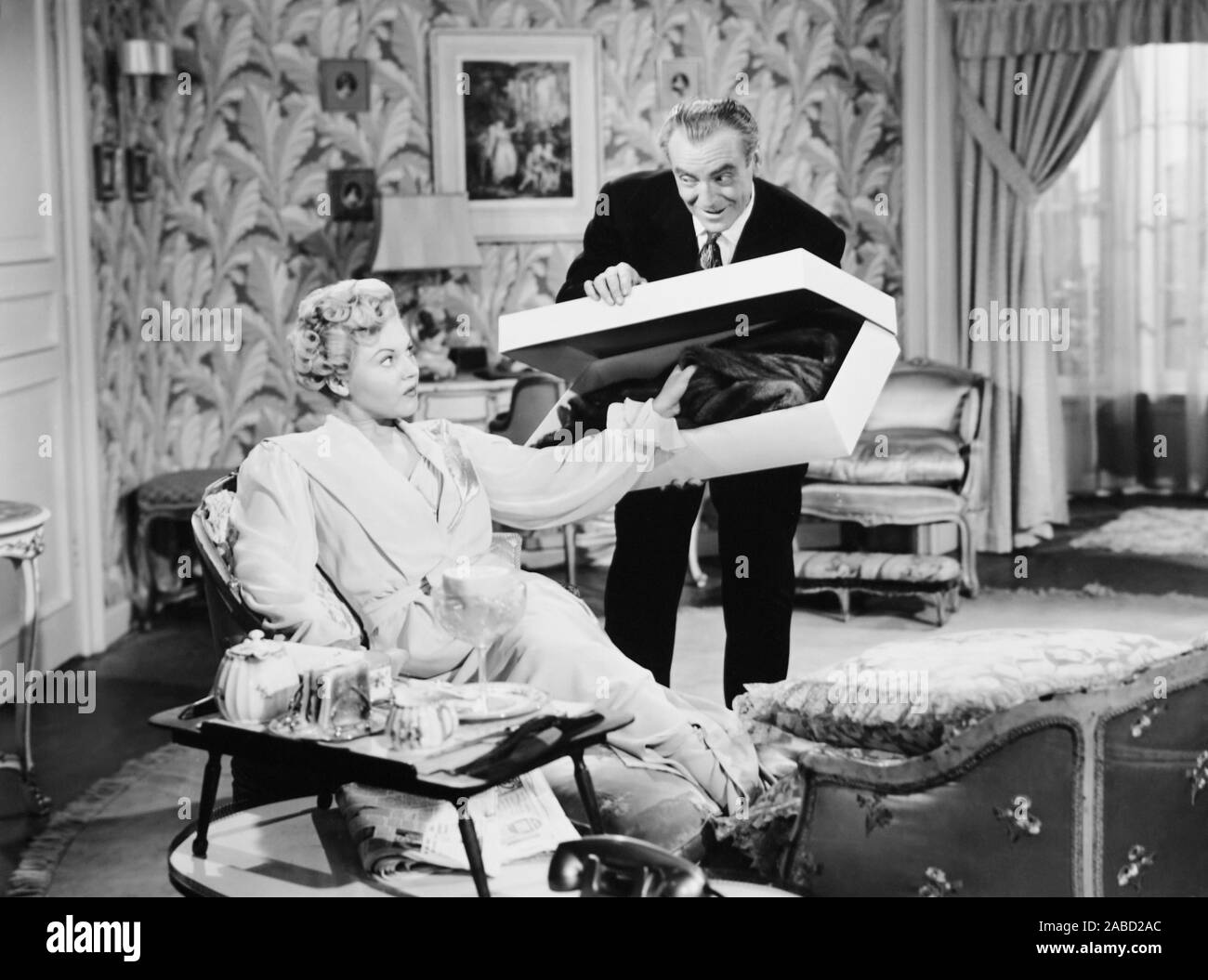 MISS MINK OF 1949, from left: June Storey, Richard Lane, 1949 Stock ...