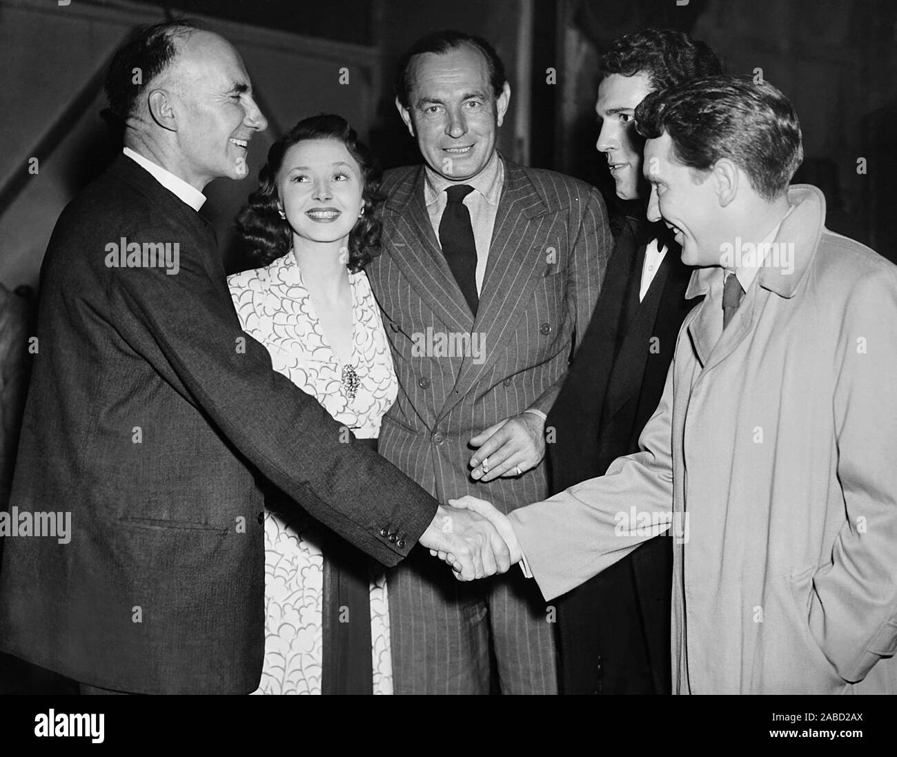 MINE OWN EXECUTIONER, from left: Rev. Reginald Churchill visting Dulcie ...
