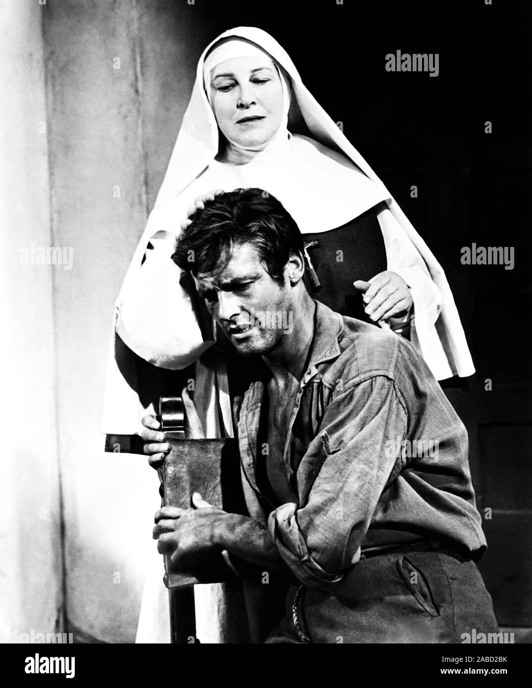 THE MIRACLE, from top, Isobel Elsom, Roger Moore, 1959 Stock Photo - Alamy