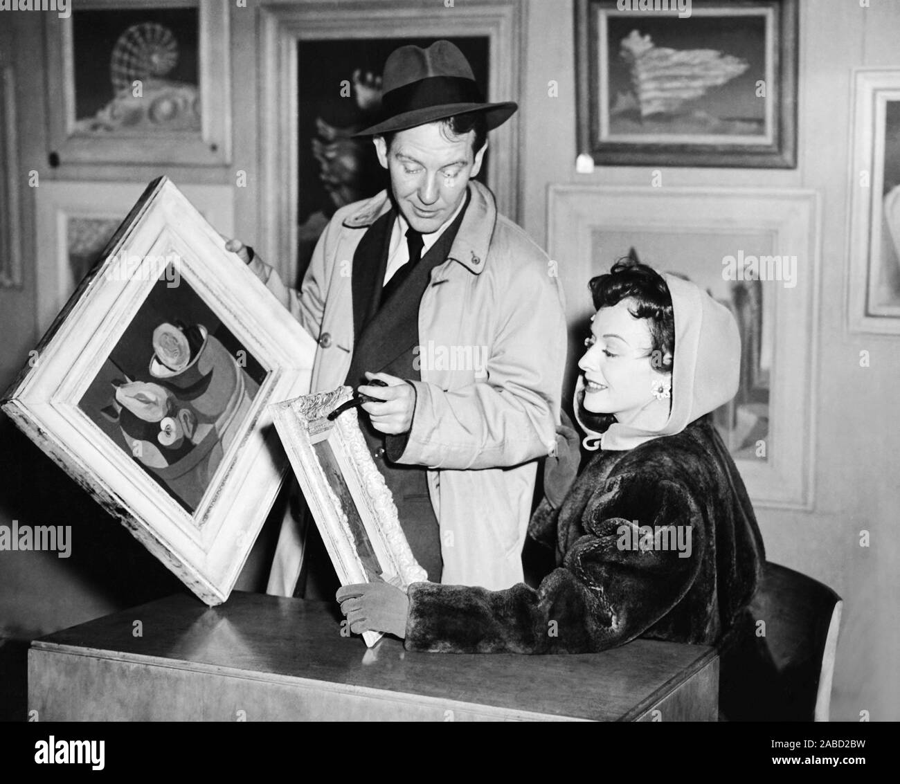 MINE OWN EXECUTIONER, from left: Burgess Meredith, Paulette Goddard on ...