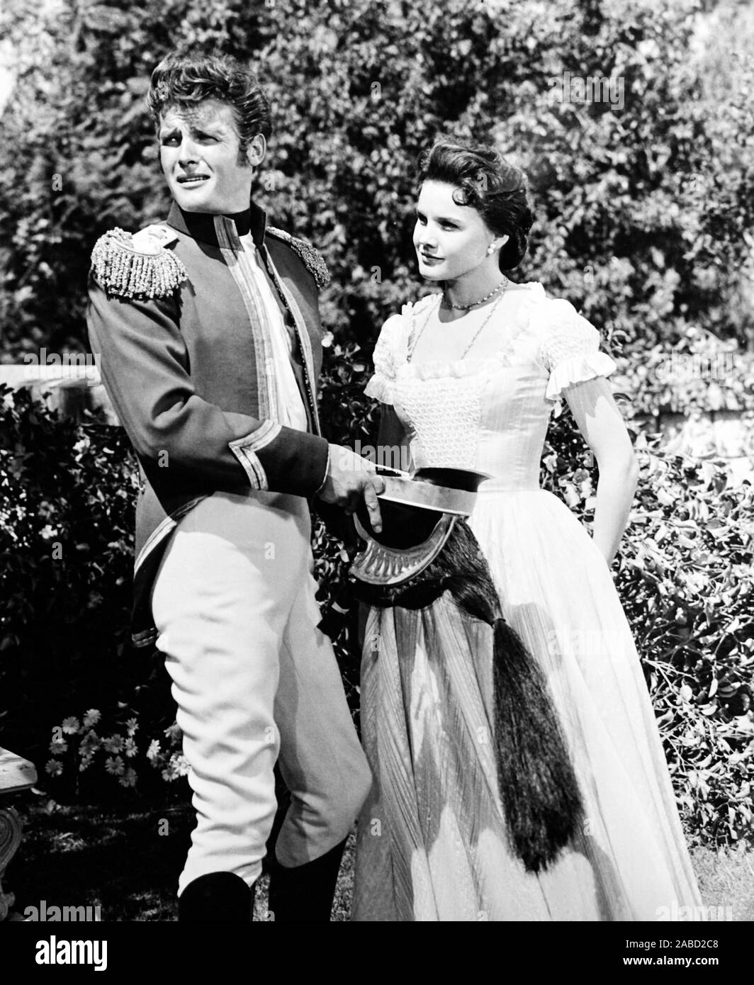 THE MIRACLE, from left, Roger Moore, Carroll Baker, 1959 Stock Photo - Alamy