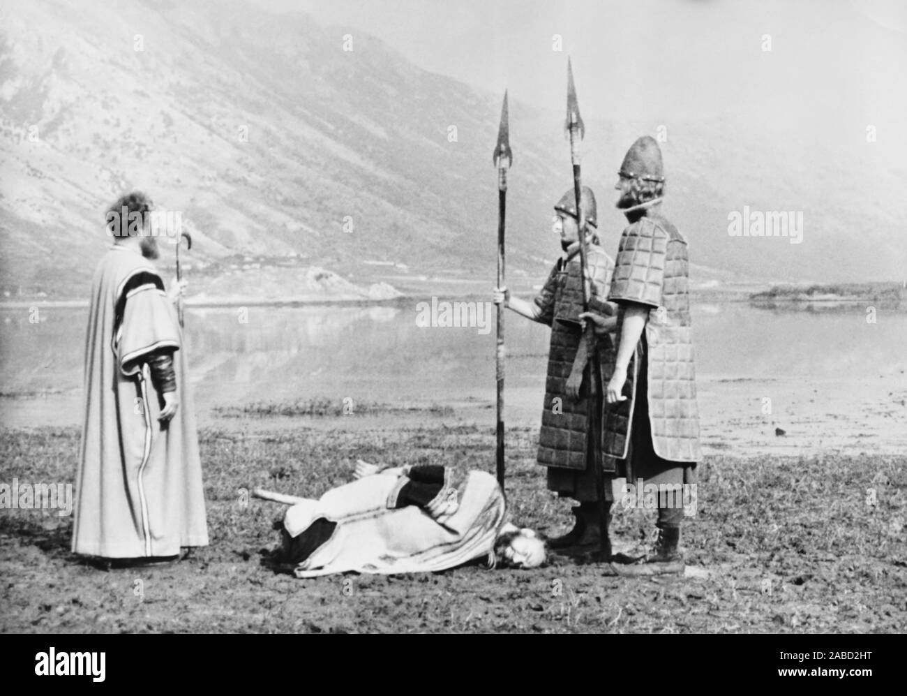 MOSES AND AARON, (aka MOSES UND ARON), Gunter Reich (left), Louis Devos ...