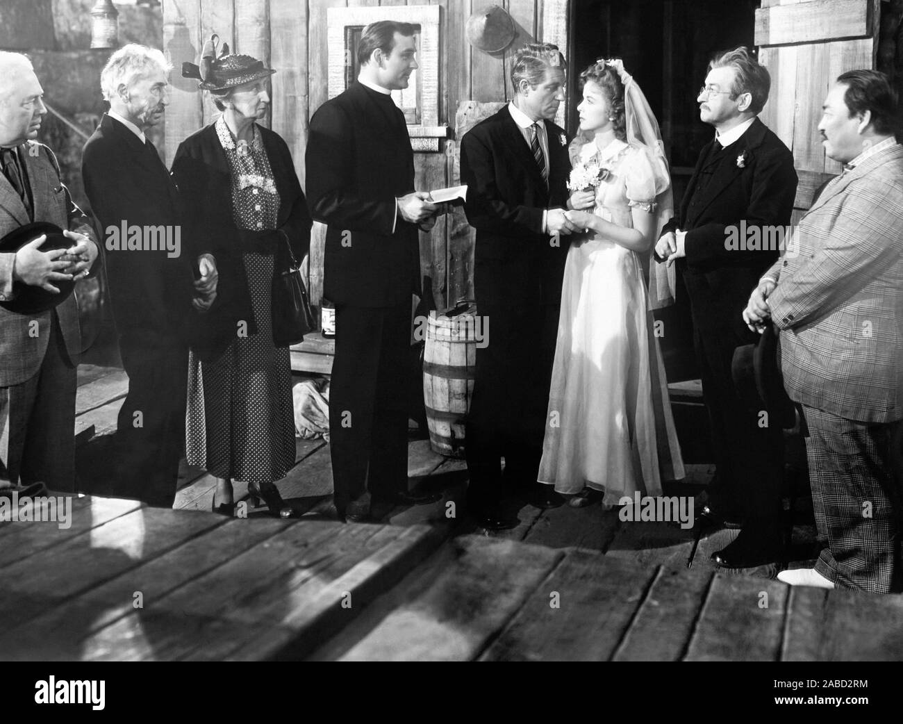 MOONTIDE, from left, Tully Marshall, Vera Lewis, Ralph Byrd, Jean Gabin ...