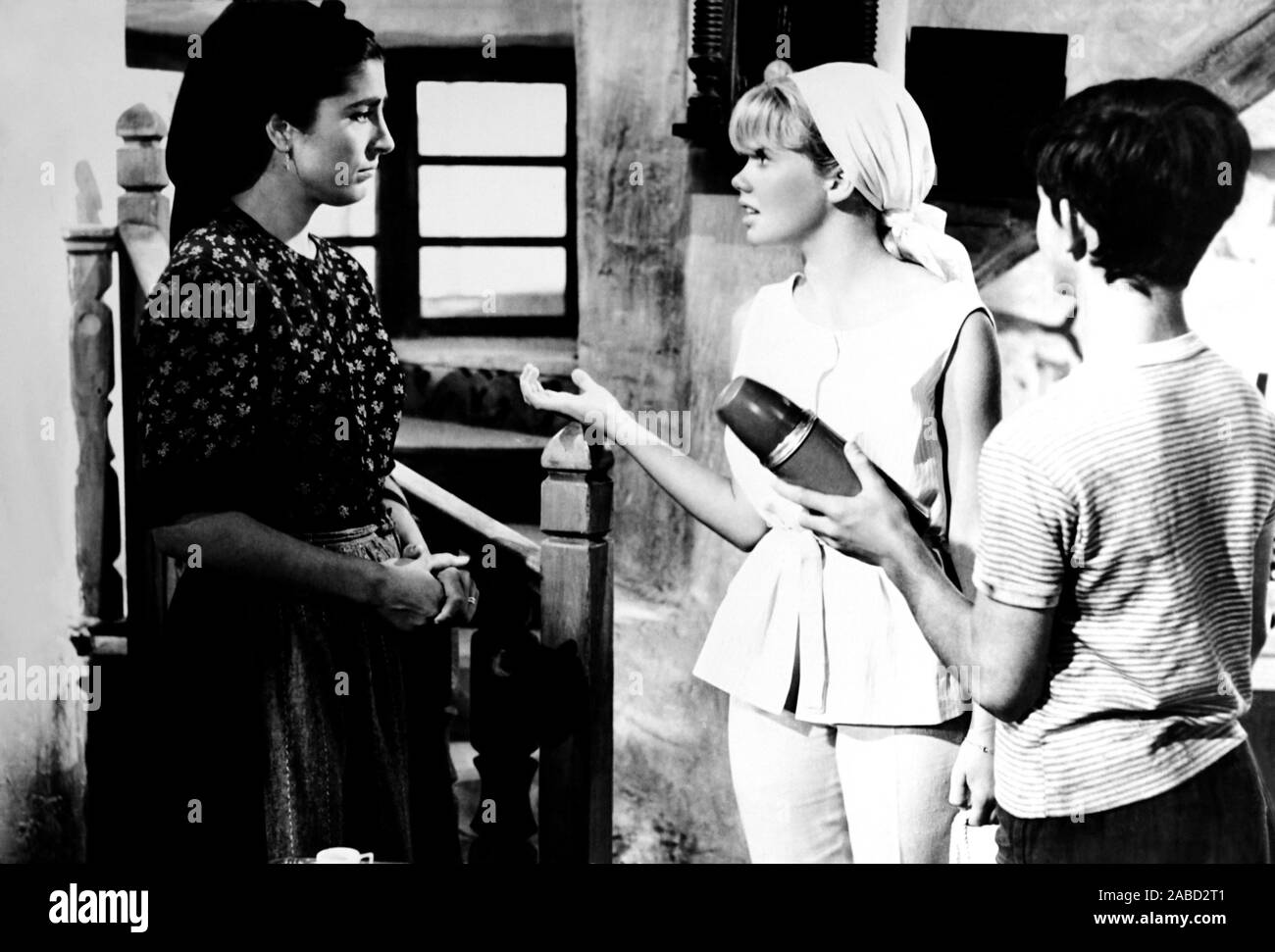 THE MOON-SPINNERS, from left, Irene Papas, Hayley Mills, Michael Davis ...