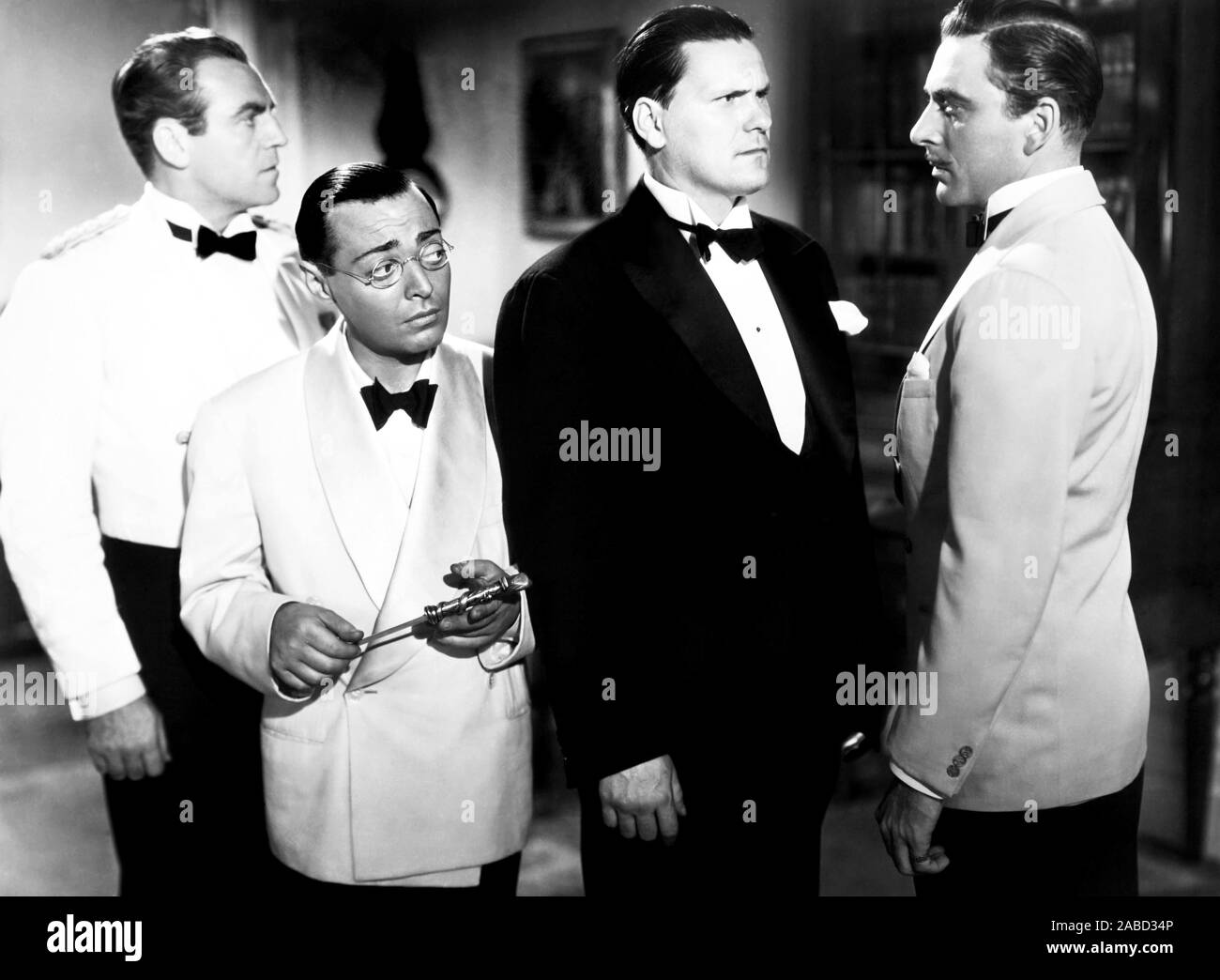 MR. MOTO IN DANGER ISLAND, from left, Richard Lane, Peter Lorre, Warren ...