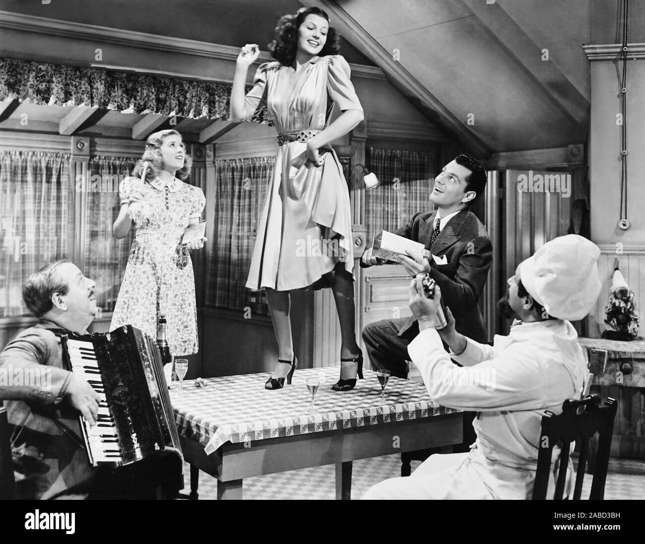 MUSIC IN MY HEART, from left: George Humbert, Edith Fellows, Rita ...