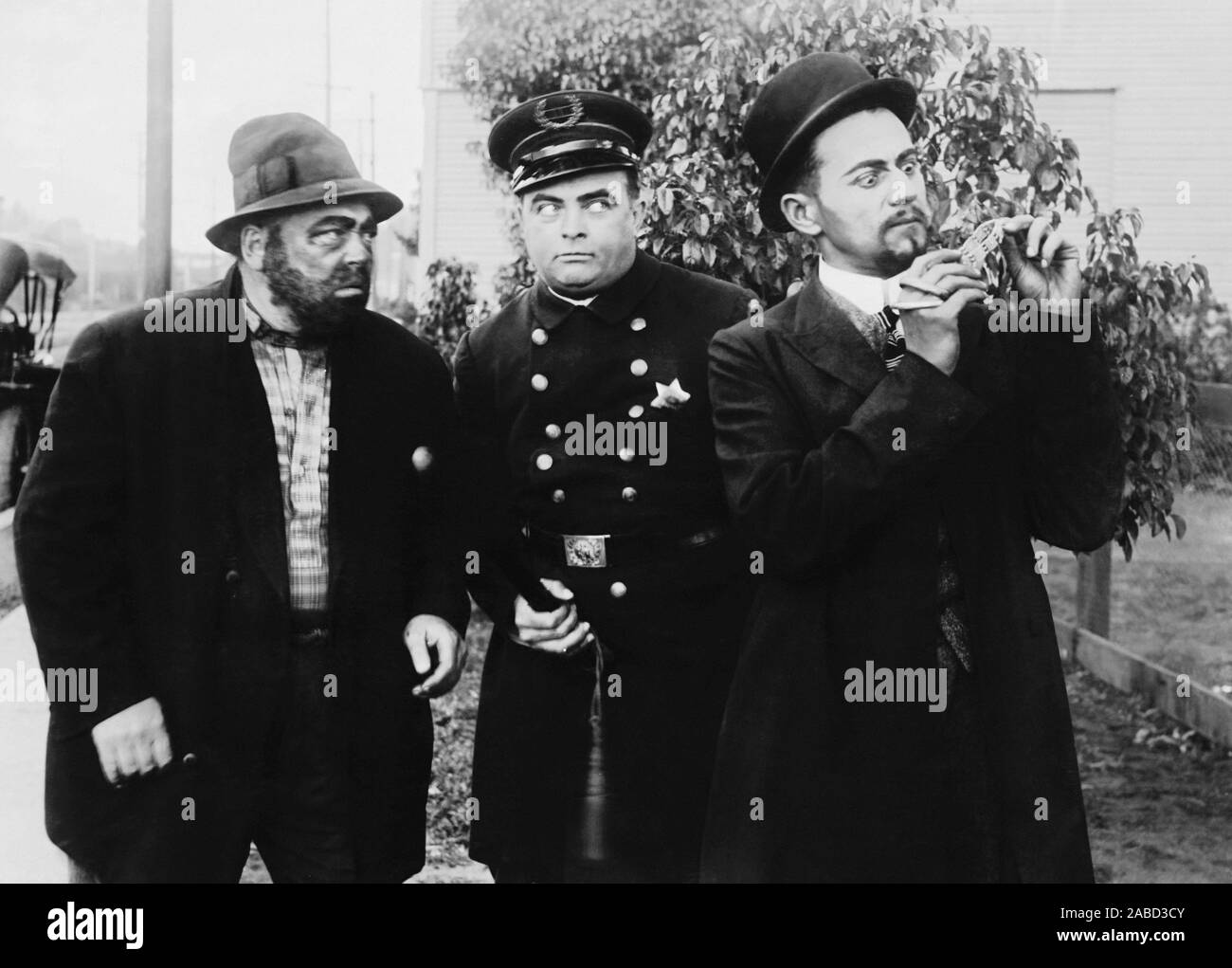 MURPHY'S I.O.U., from left: Nick Cogley, Fred Mace, Henry Lehrman, 1913 ...