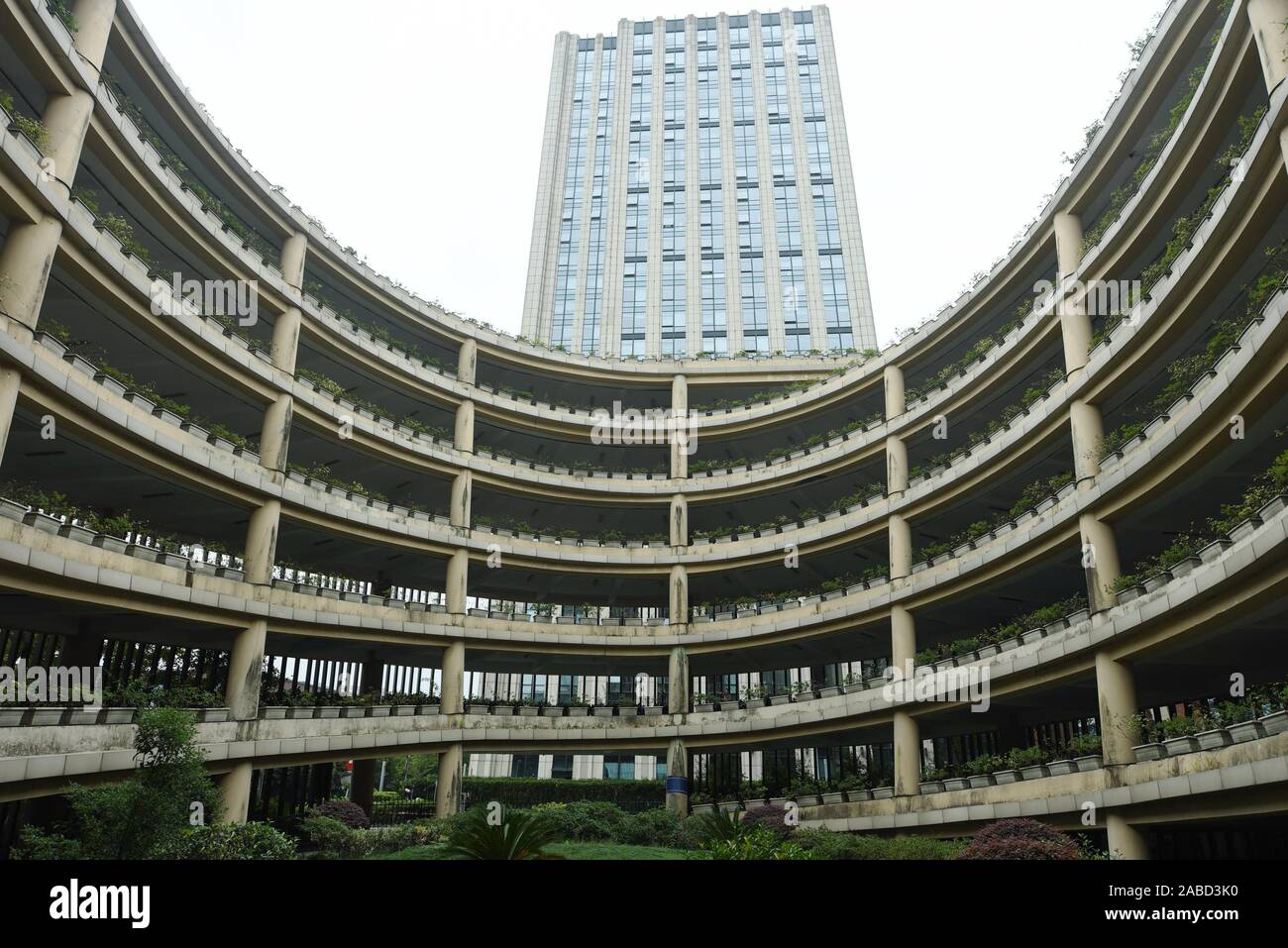 Circular parking lot hi-res stock photography and images - Alamy