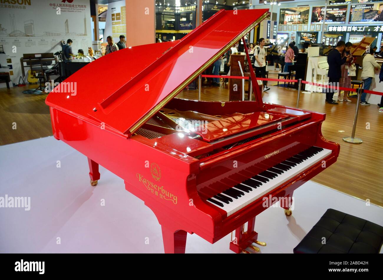 Red Grand Piano