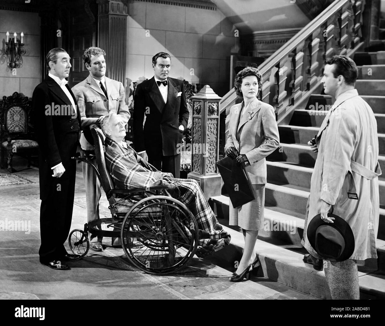 NIGHT MONSTER, from left, Bela Lugosi, Leif Erickson, Ralph Morgan ...