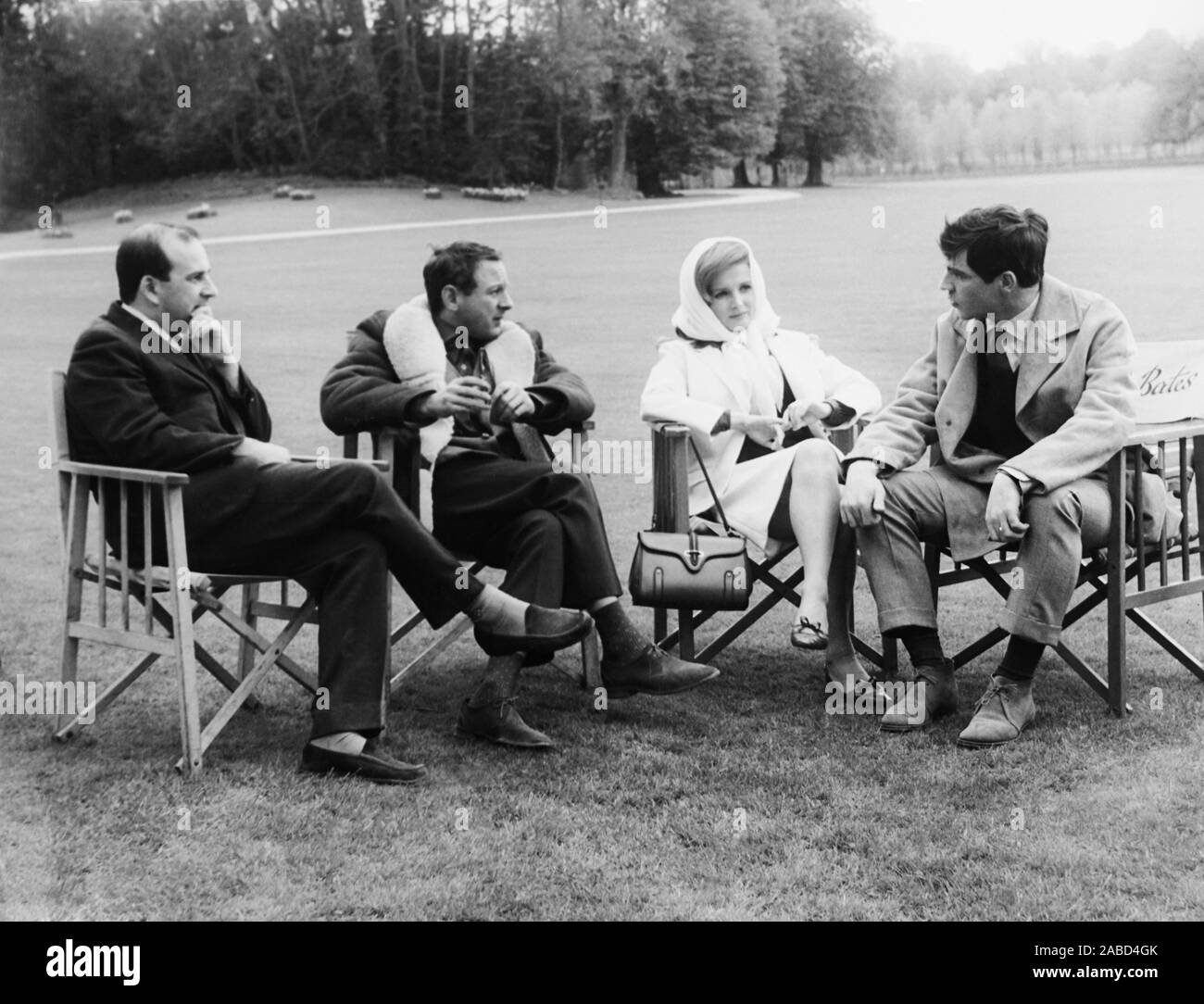 NOTHING BUT THE BEST, from left: screenwriter Frederic Raphael ...