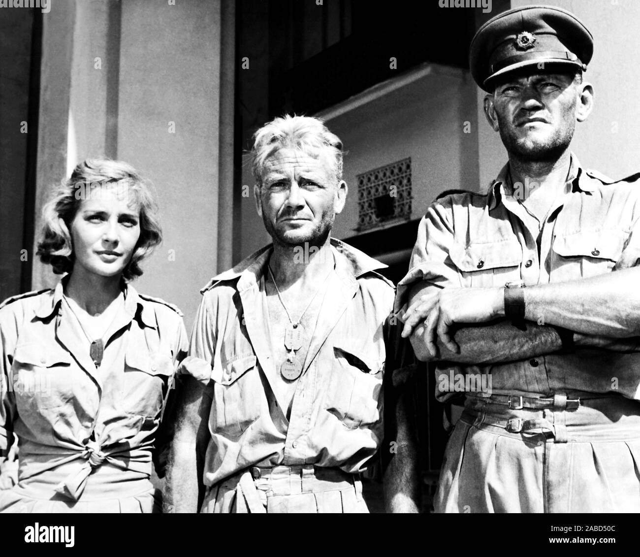 DESERT ATTACK, (aka ICE-COLD IN ALEX), from left, Sylvia Syms, John ...