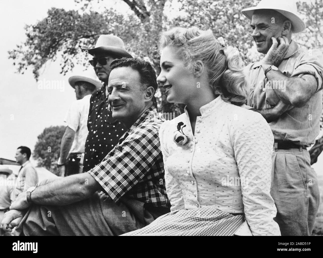 OKLAHOMA!, from left: assistant director Edward F. Mull, director Fred ...