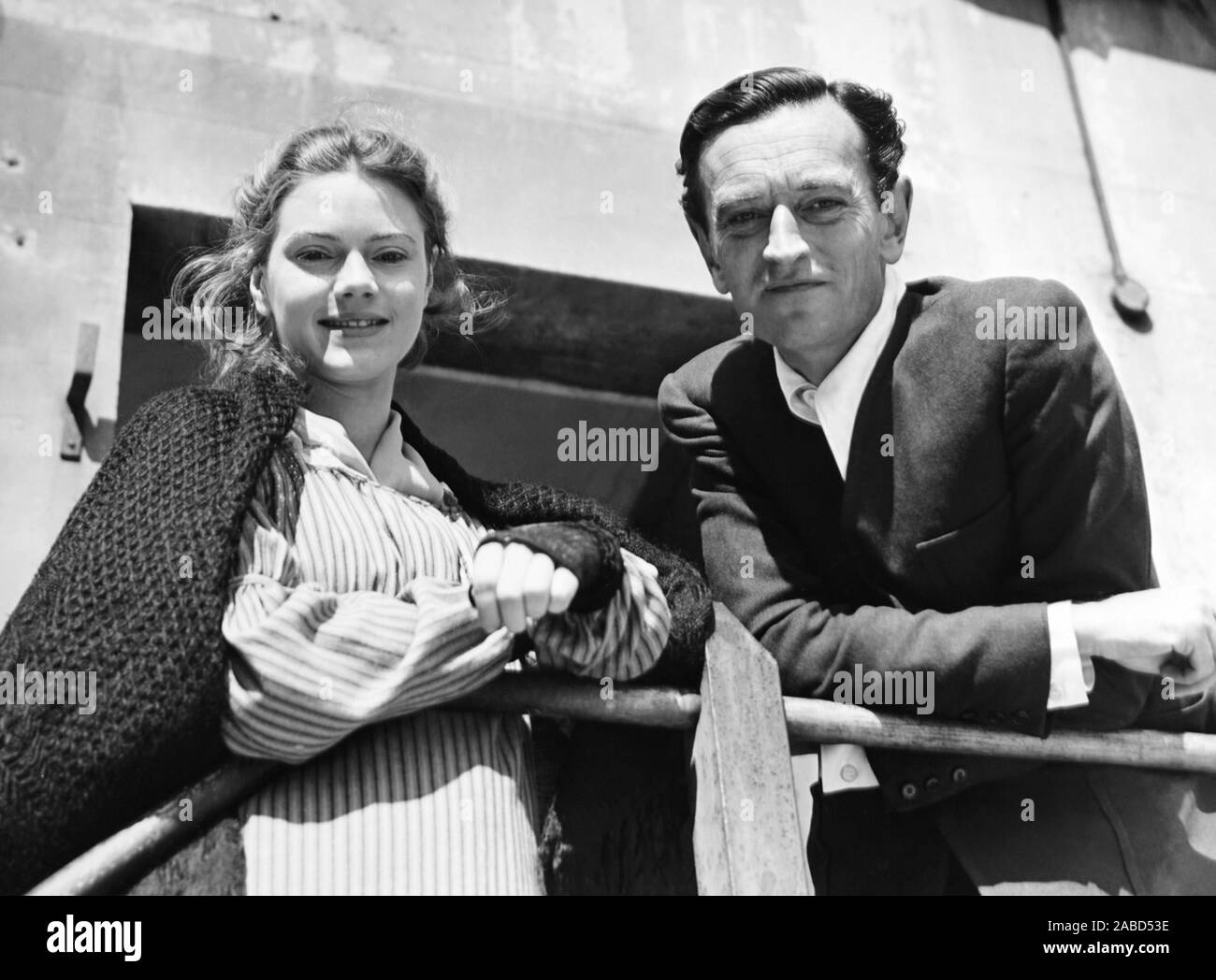 OLIVER TWIST, from left: Josephine Stuart, director David Lean at ...