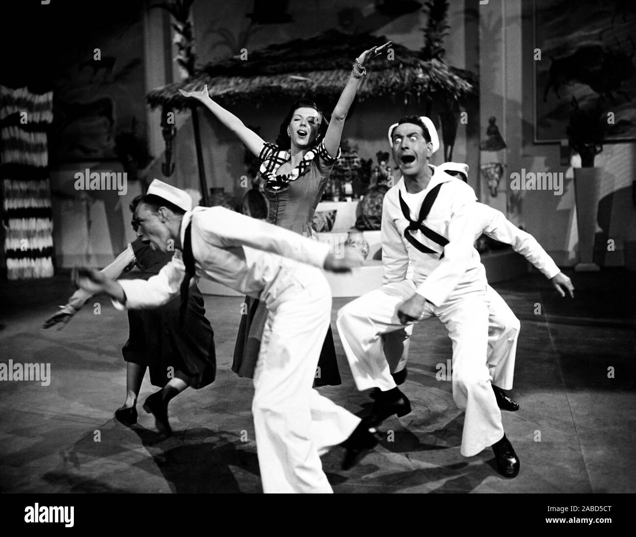 ON THE TOWN, Ann Miller, surrounded by (from left) Betty Garrett, Frank ... ON THE TOWN, Ann Miller, surrounded by (from left) Betty Garrett, Frank ...