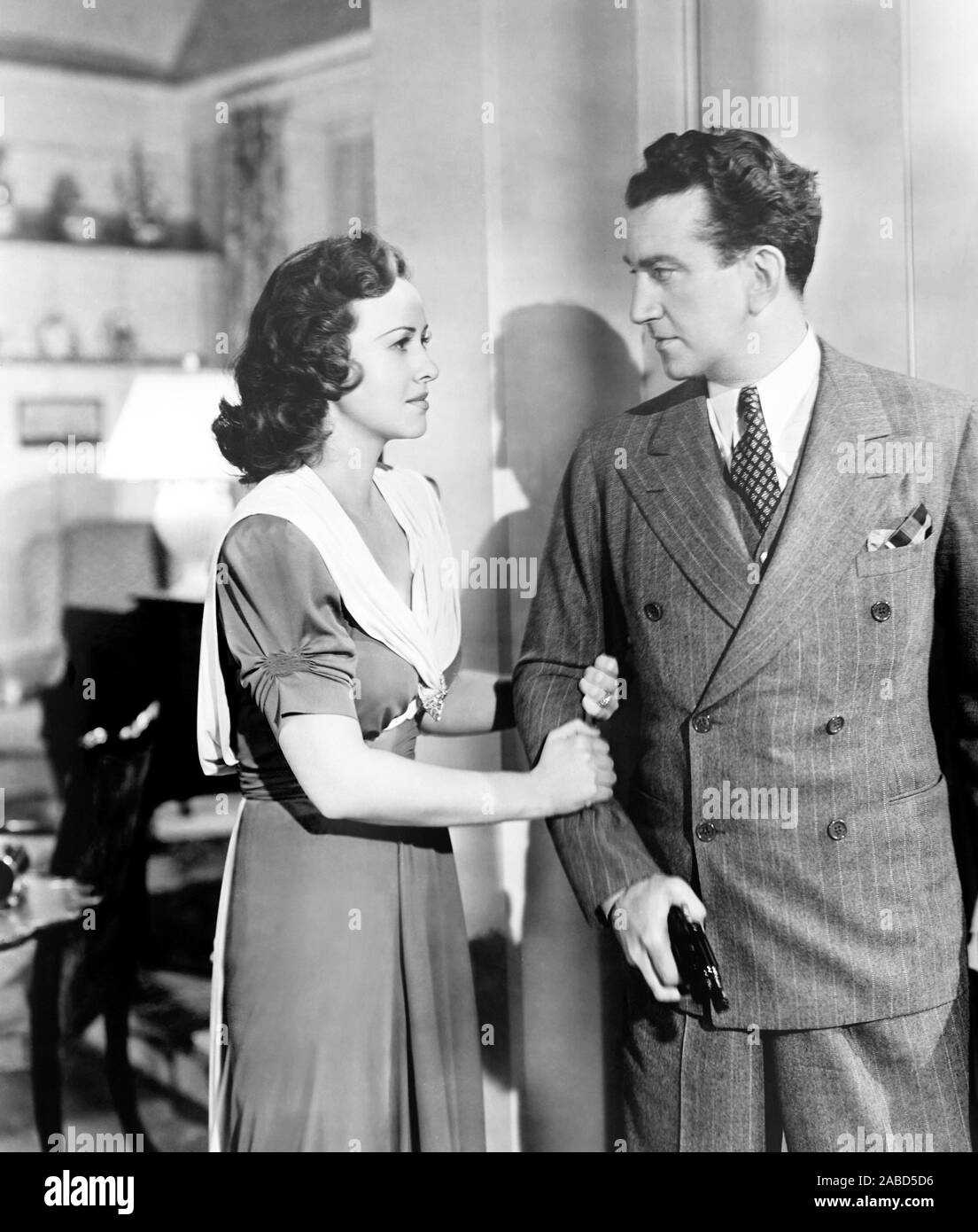 ON TRIAL, from left, Margaret Lindsay, John Litel, 1939 Stock Photo - Alamy