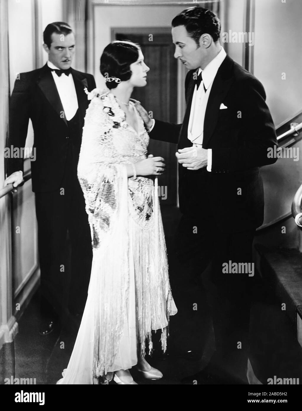 THE ONE WOMAN IDEA, from left: Douglas Gilmore, Marceline Day, Rod La ...