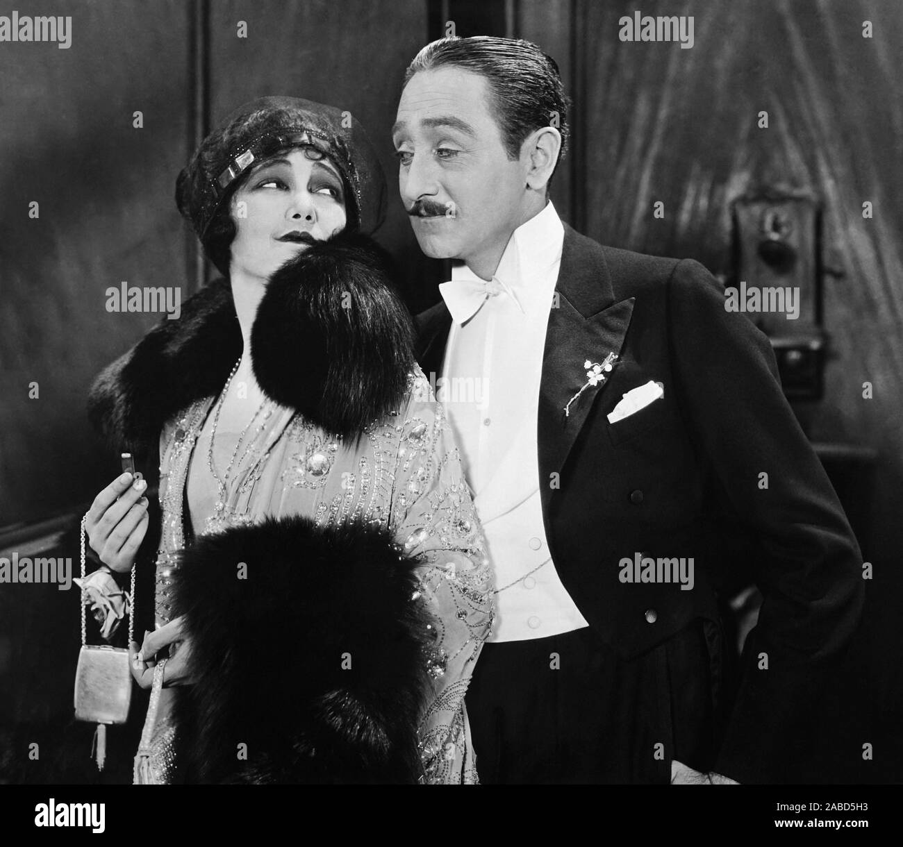 OPEN ALL NIGHT, from left: Jetta Goudal, Adolphe Menjou, 1924 Stock ...