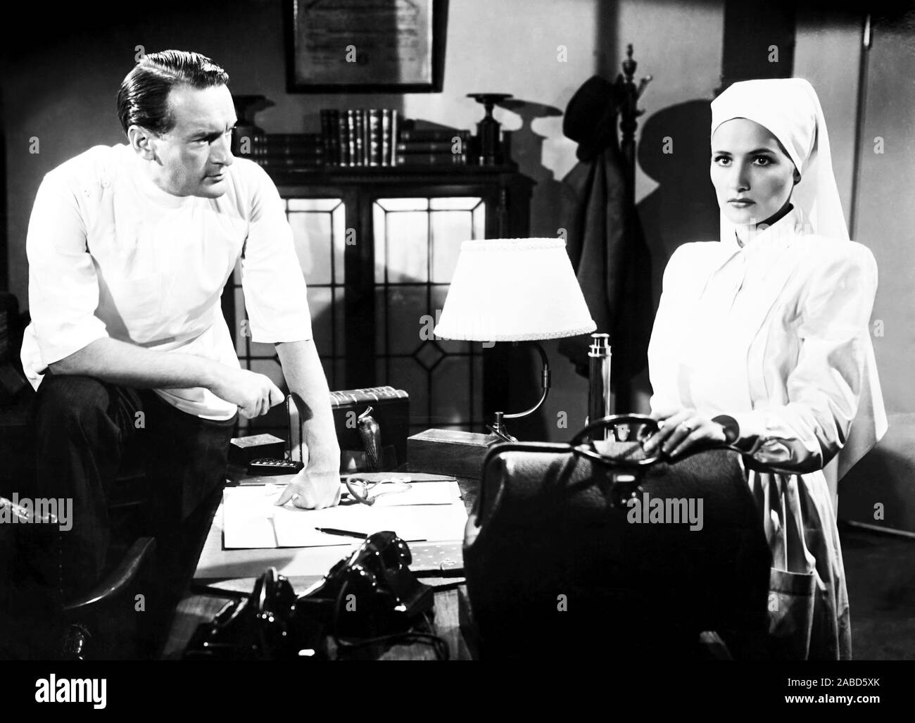 PARIS AFTER DARK, from left, George Sanders, Brenda Marshall, 1943 ...